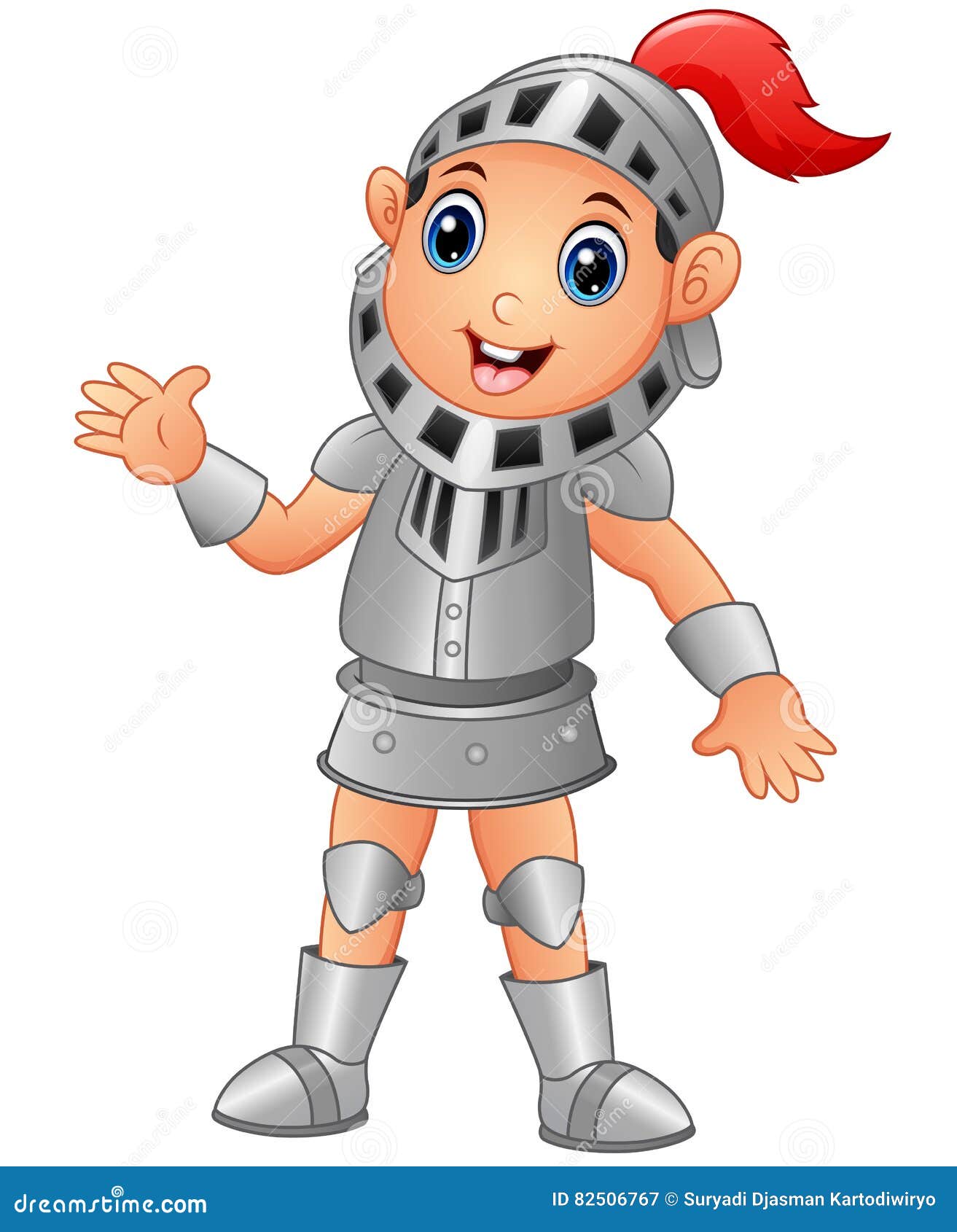 Cartoon knight boy stock vector. Illustration of brave - 82506767