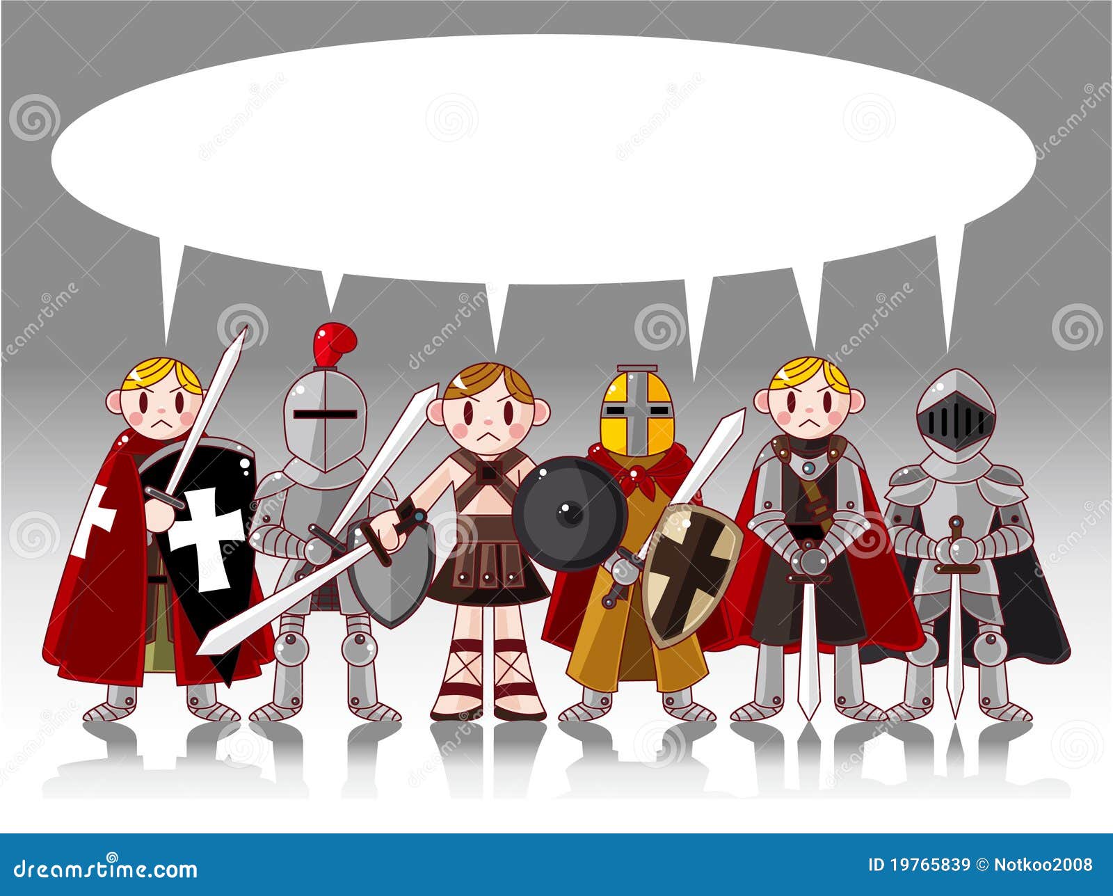 Cartoon knight card stock vector. Illustration of adorable - 19765839