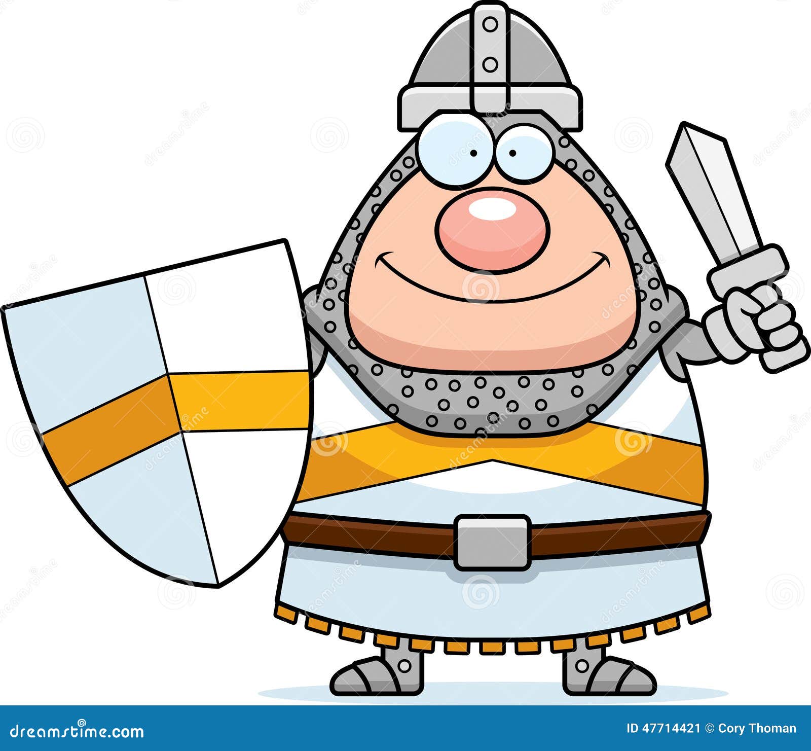 Cartoon Knight Sword stock vector. Illustration of clipart - 47714421