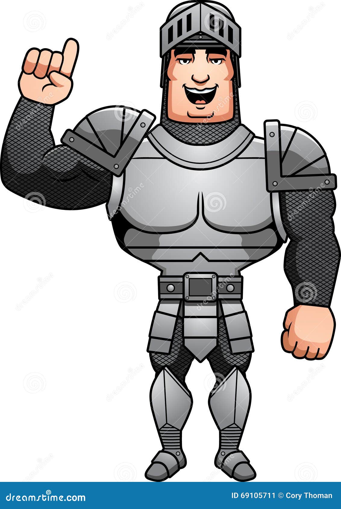 Cartoon Knight Talking stock vector. Illustration of person - 69105711