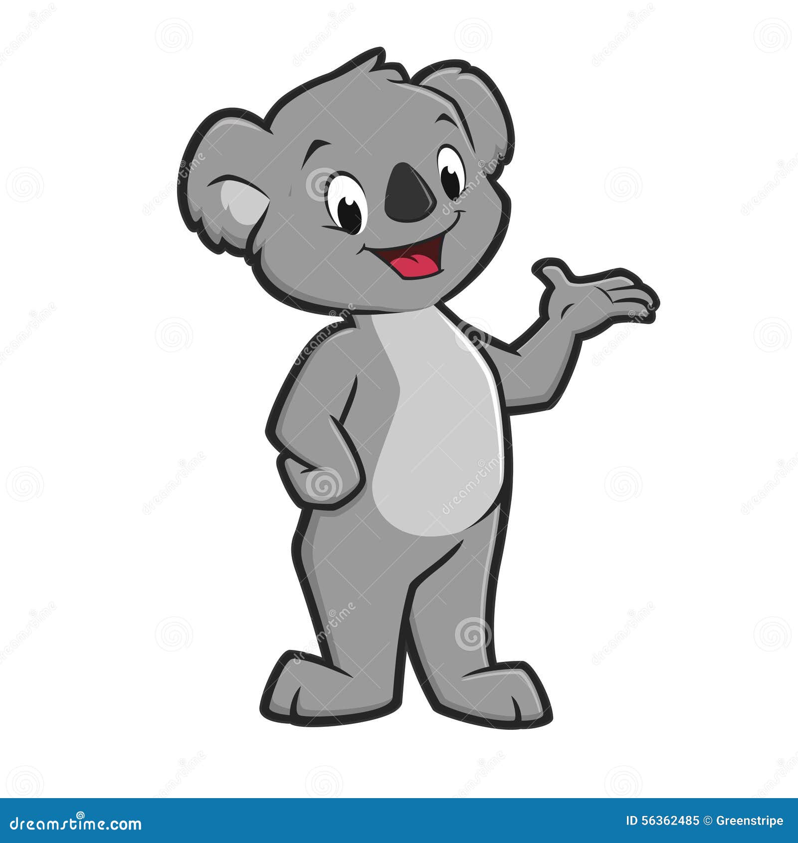 Cartoon Koala stock vector. Illustration of cuddly, australia - 56362485