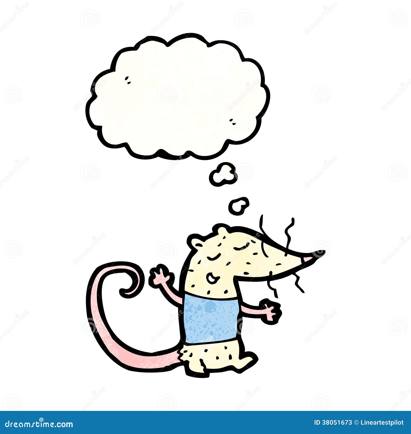 Cartoon lab rat stock vector. Illustration of silly, retro - 38051673