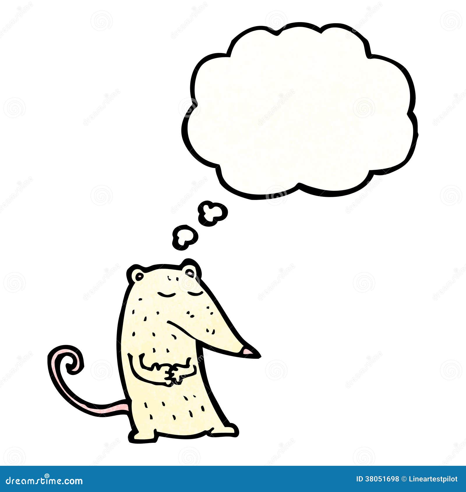 Cartoon lab rat stock vector. Illustration of hand, drawing - 38051698