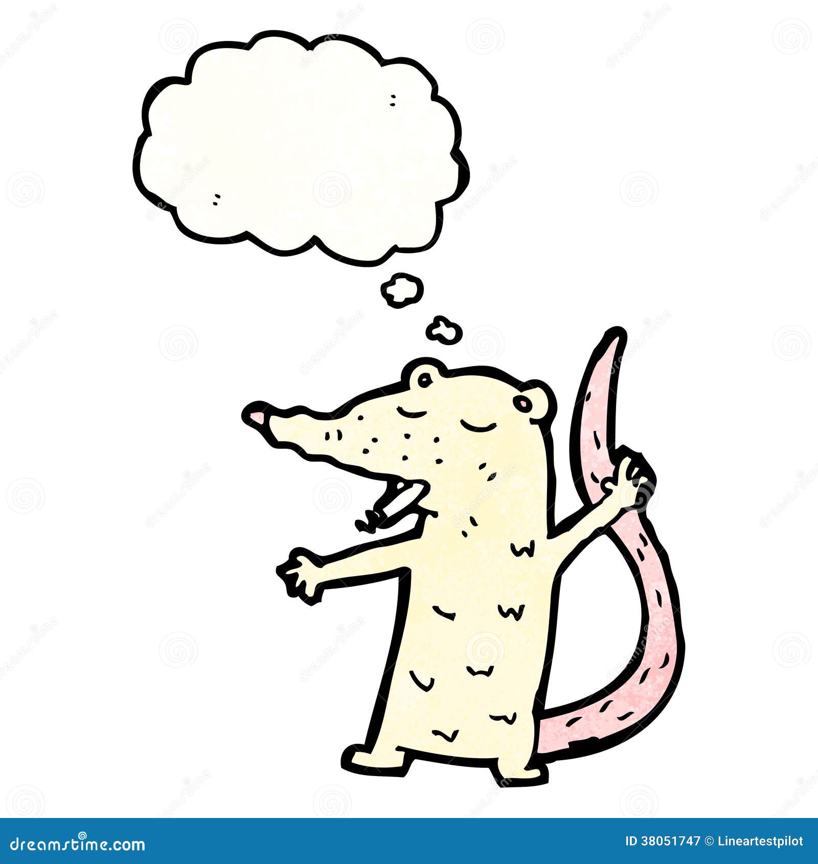 Cartoon Lab Rat Smoking Cigarette Stock Vector - Illustration of ...