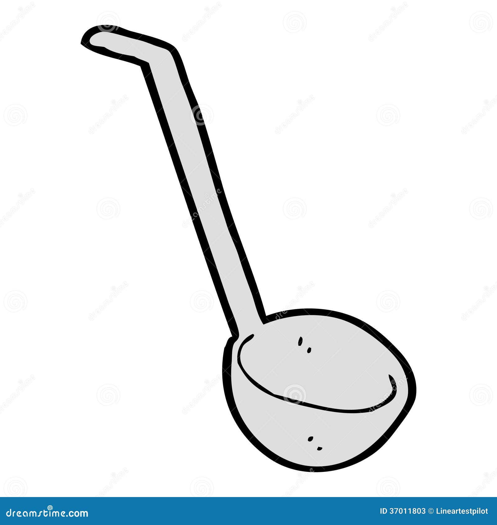 Cartoon ladle stock vector. Illustration of spoon, clip - 37011803