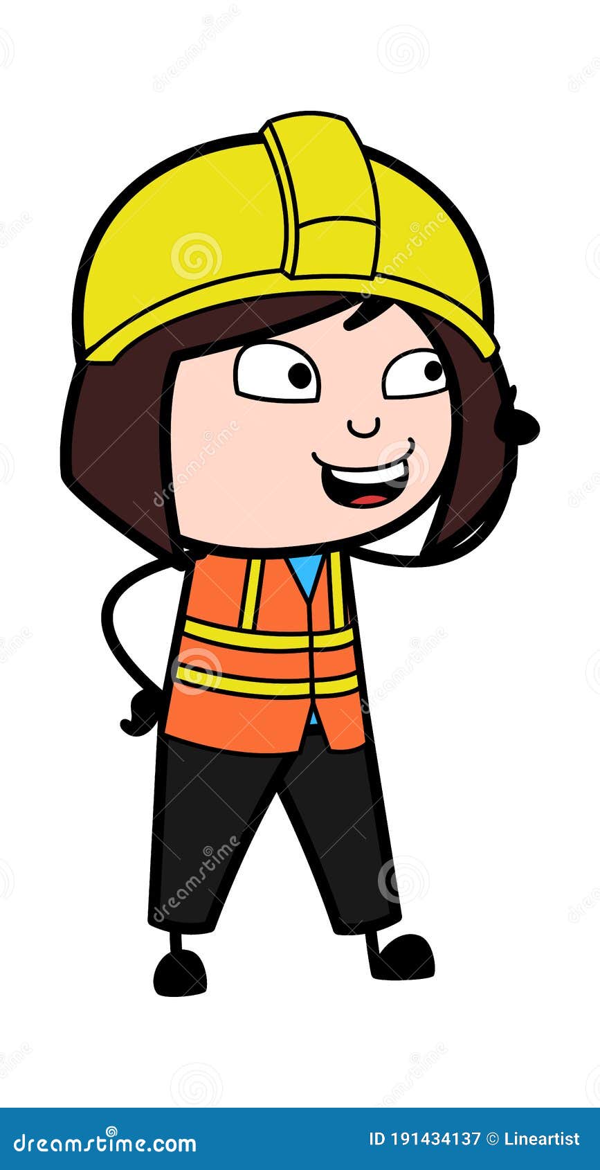 Adorable Engineer Cartoon Stock Illustration | CartoonDealer.com #191437270
