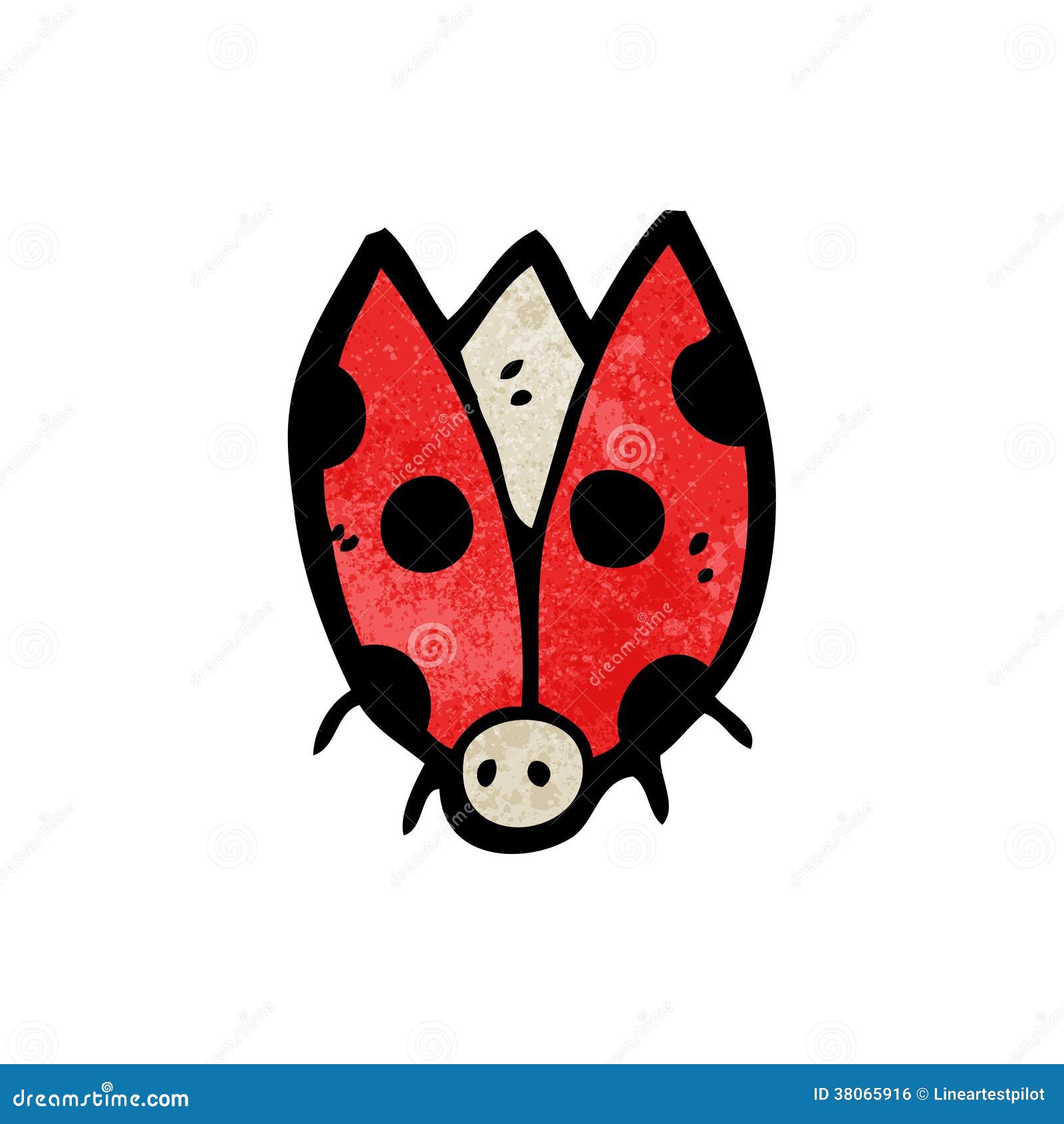 Cartoon ladybug stock vector. Illustration of doodle - 38065916