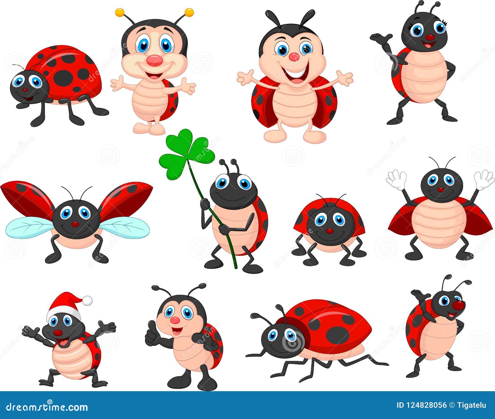 Cartoon Ladybug. Math Activity Worksheet. Multiplication Table. Color ...