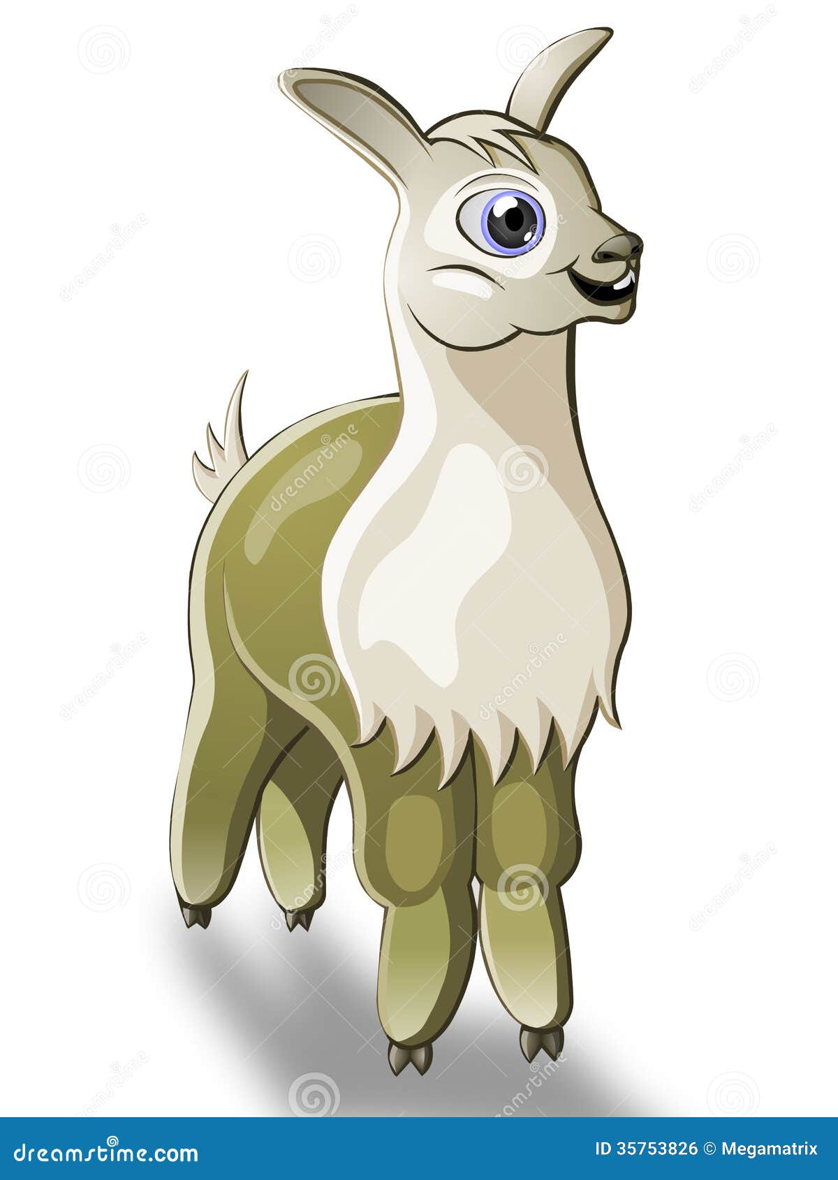 Cartoon Lama Flat Vector Illustrations, Cute Llamas Alpaca Characters ...