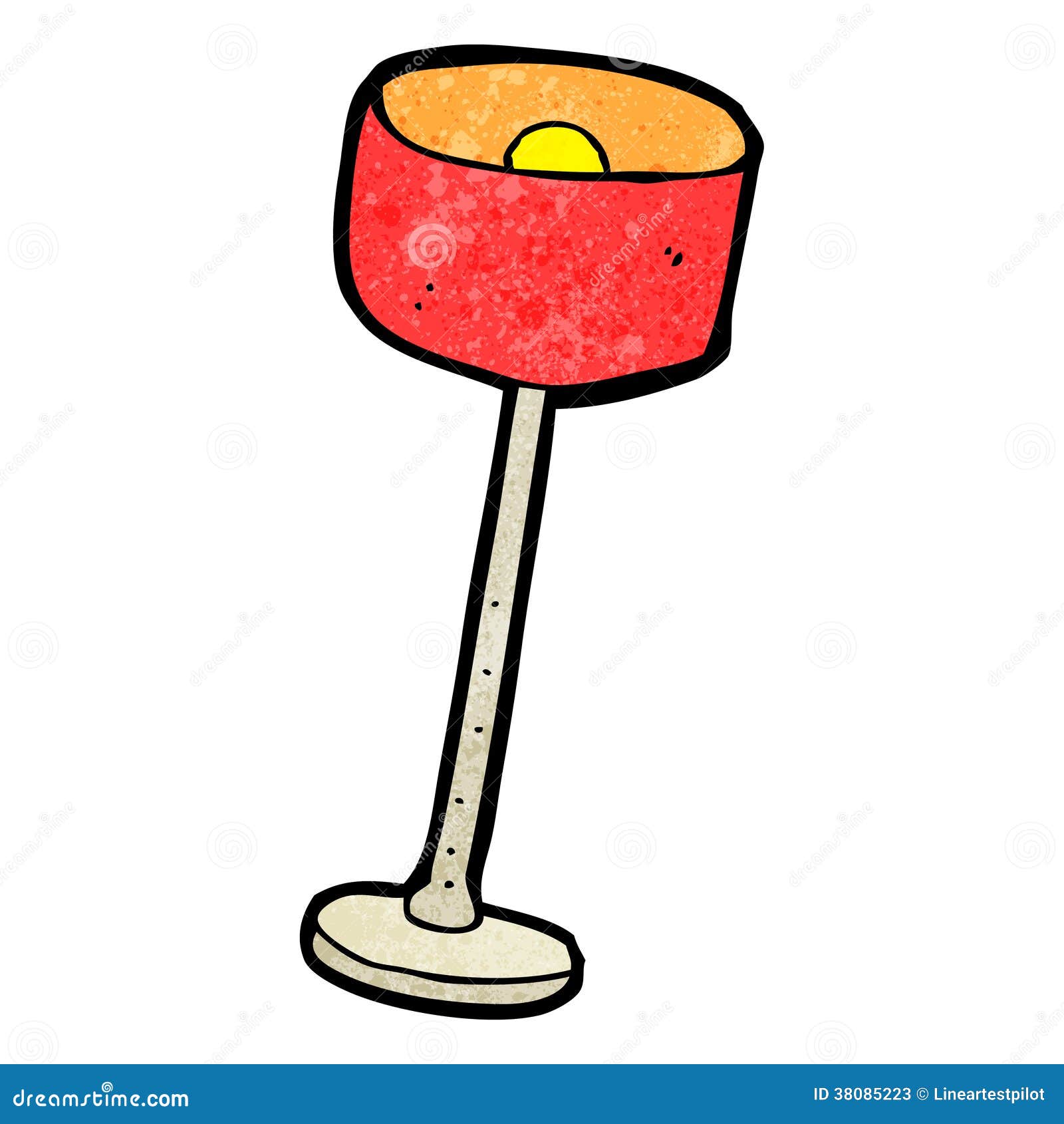 Cartoon lamp stock vector. Illustration of light, crazy - 38085223