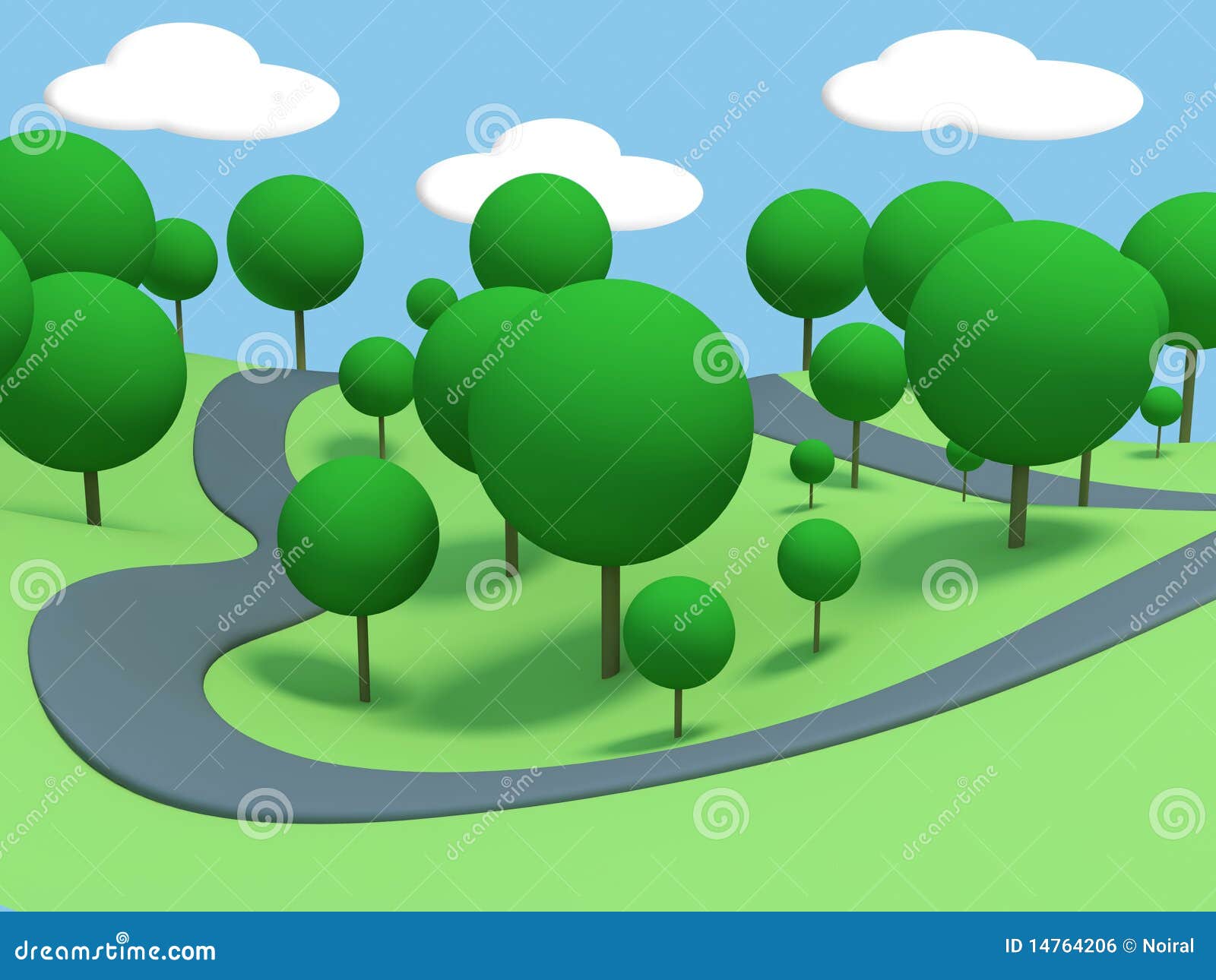 Country Lane Cartoon Stock Illustrations – 142 Country Lane Cartoon ...