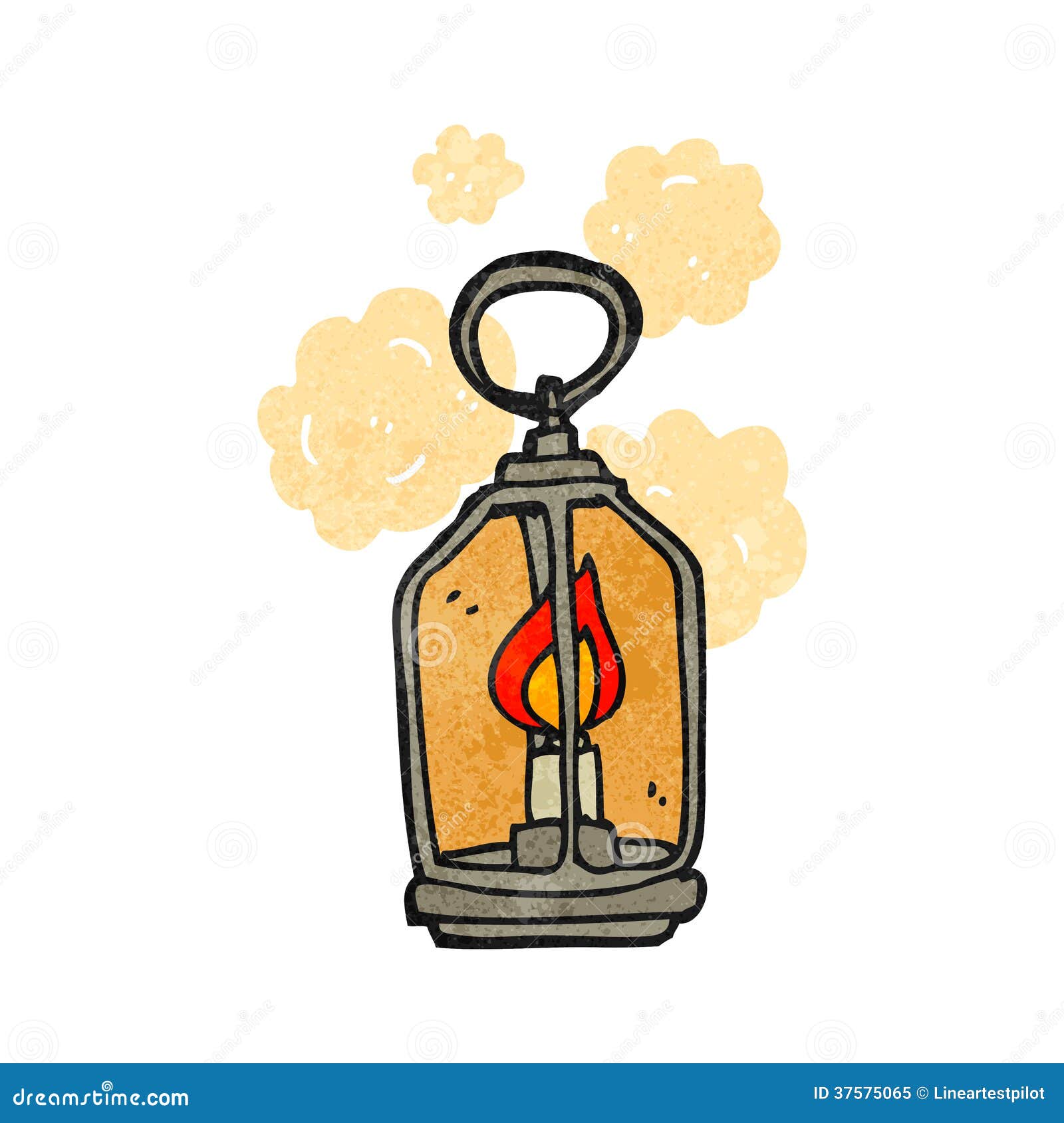 Cartoon lantern stock vector. Illustration of drawn, traditional - 37575065