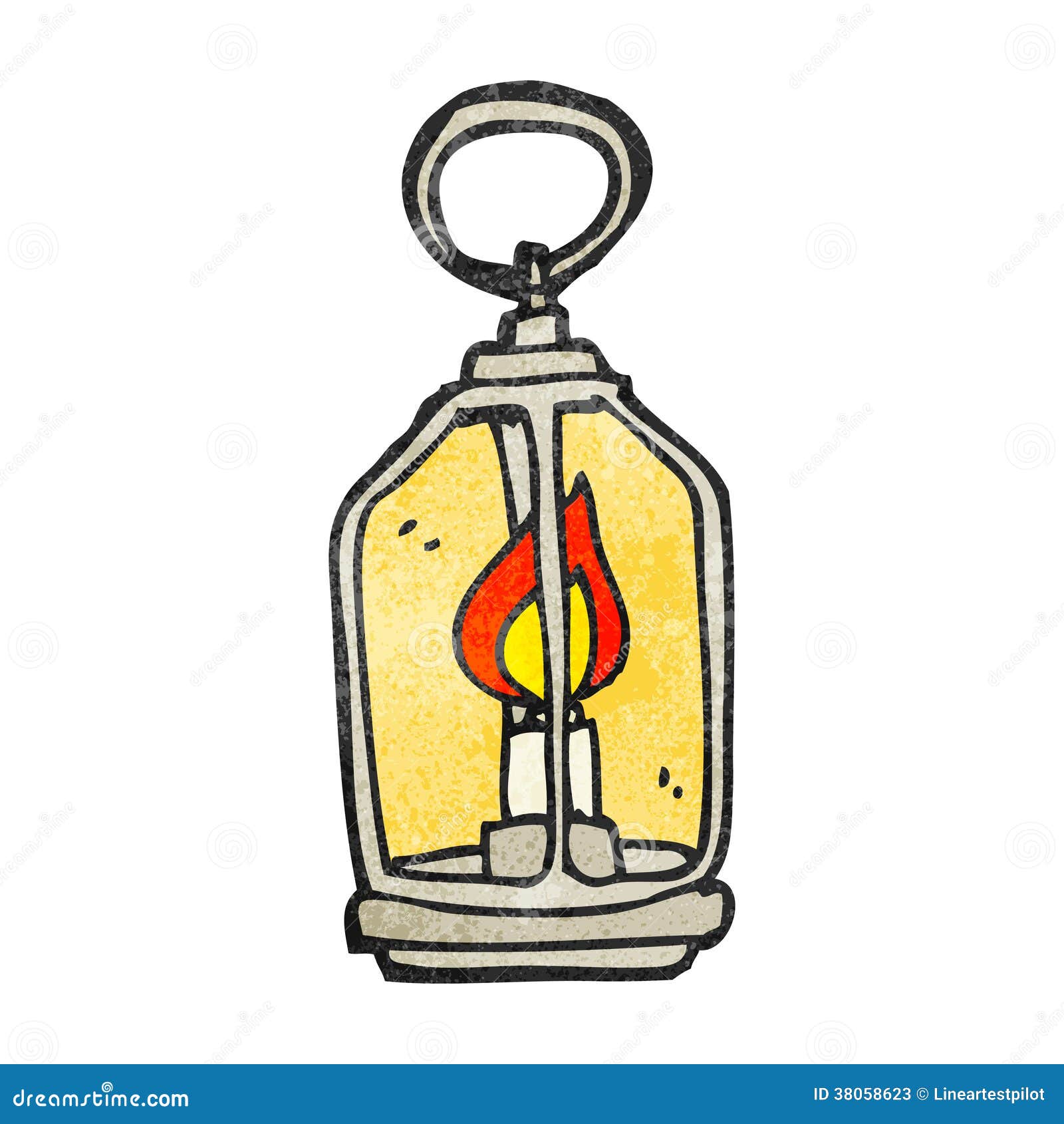 Cartoon lantern stock vector. Illustration of clip, drawn - 38058623