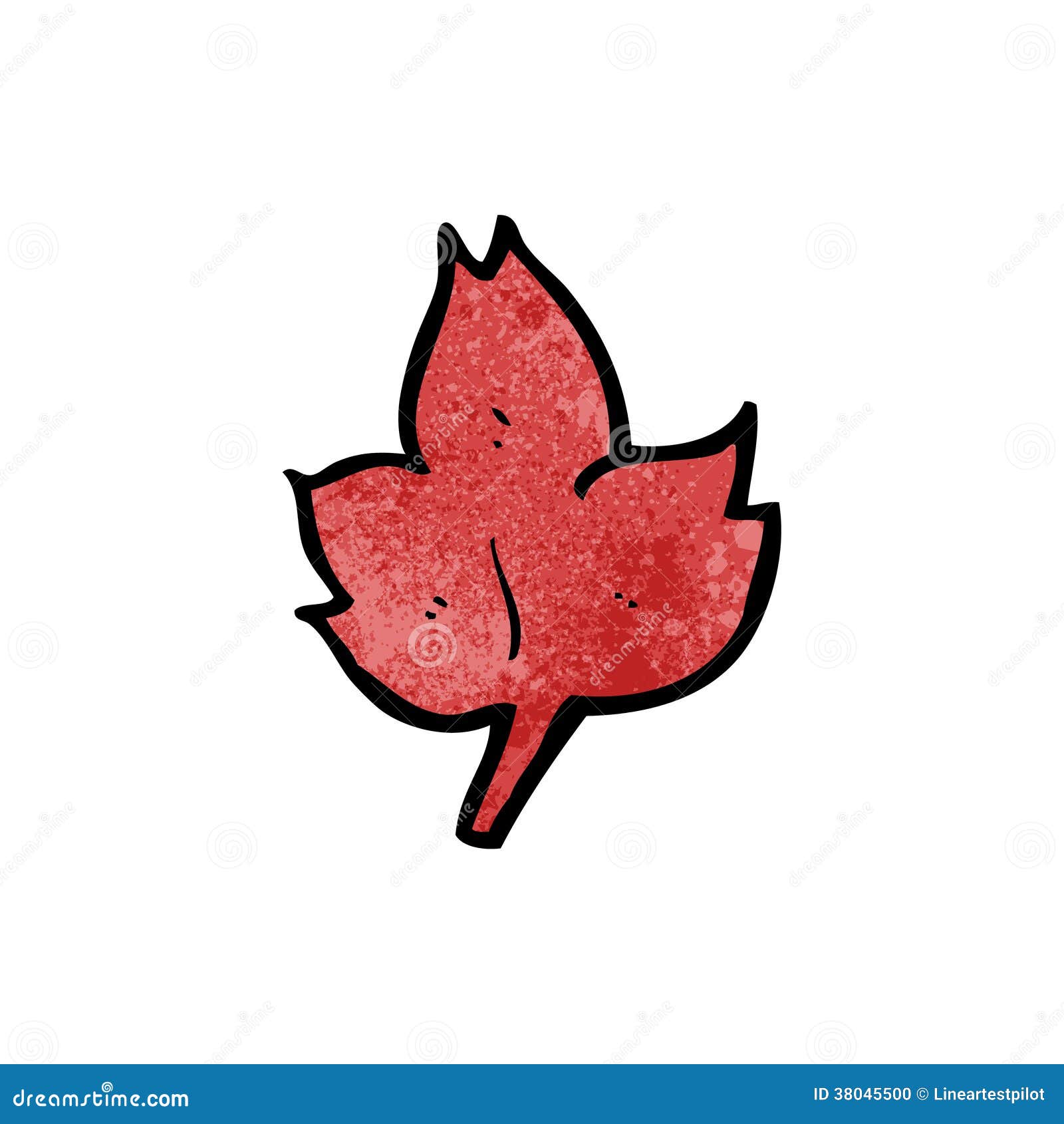 Cartoon leaf symbol stock vector. Illustration of symbol - 38045500