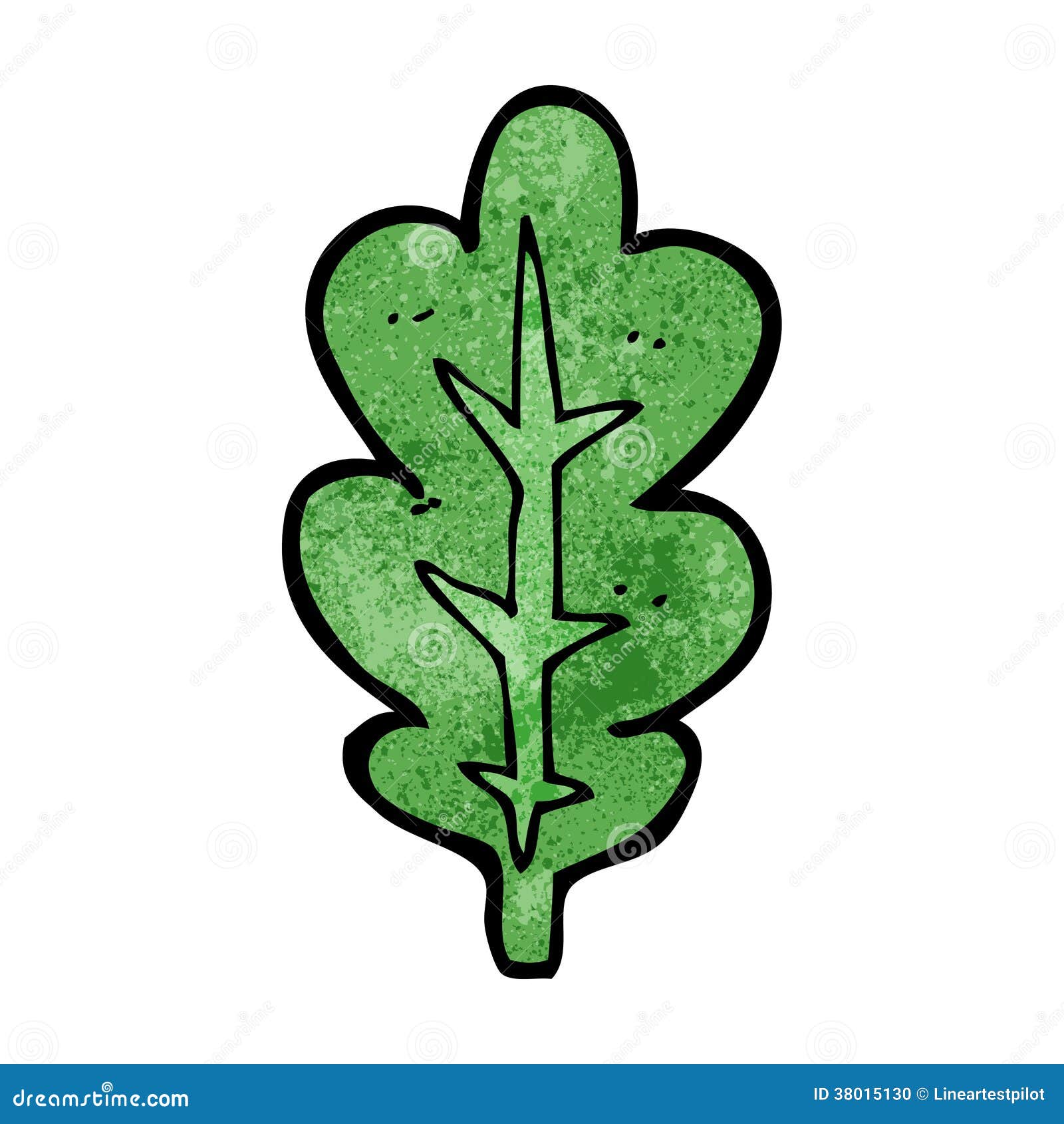 Cartoon leaf symbol stock vector. Illustration of clip - 38015130