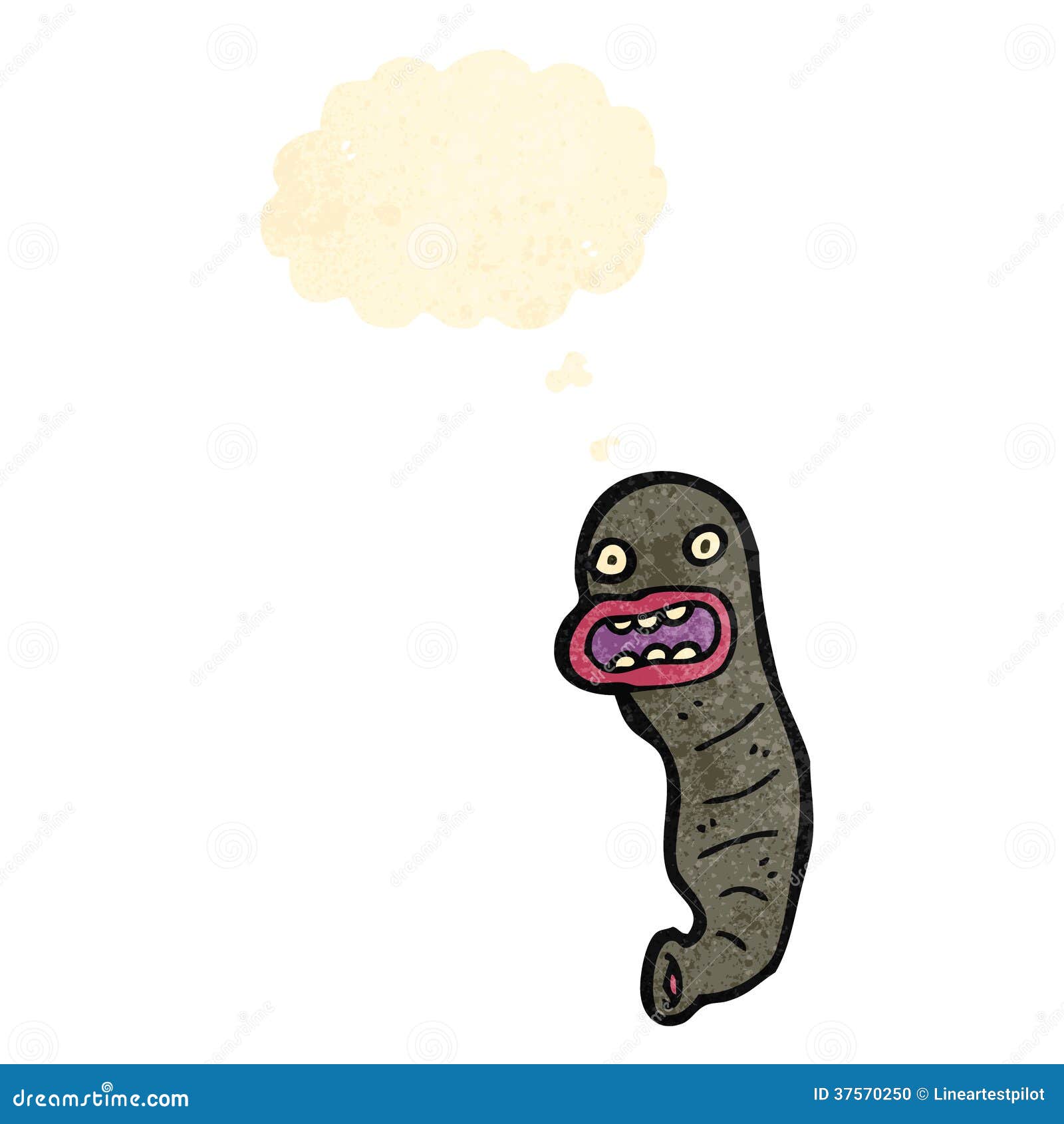 Cartoon leech stock vector. Illustration of artwork, colorful - 37570250