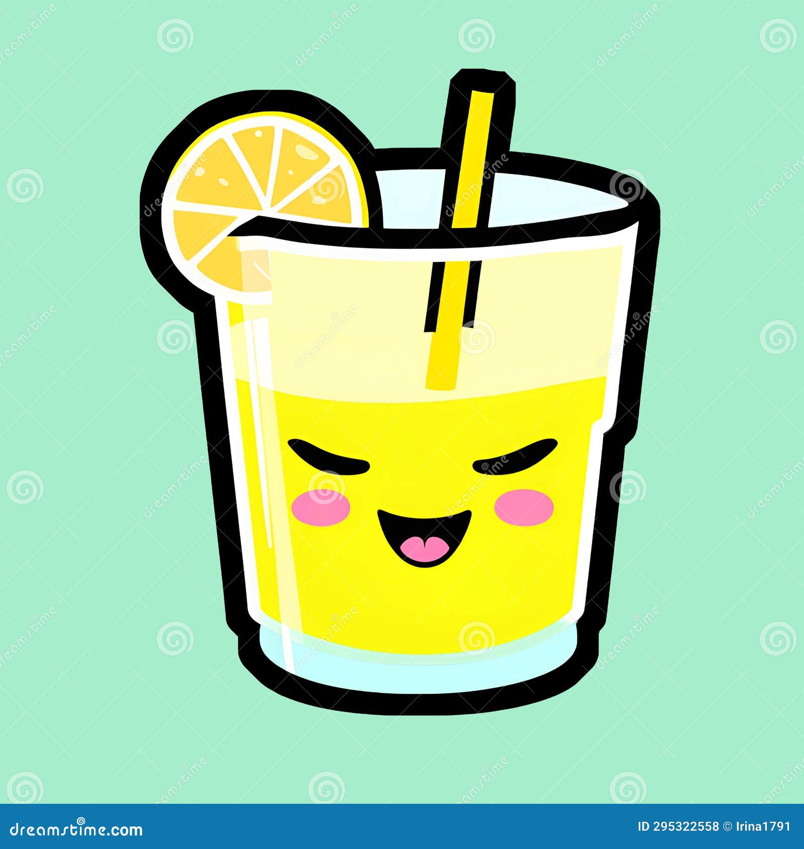 Cartoon Lemonade Vendor Booth Market Wooden Stand Vector Illustration ...