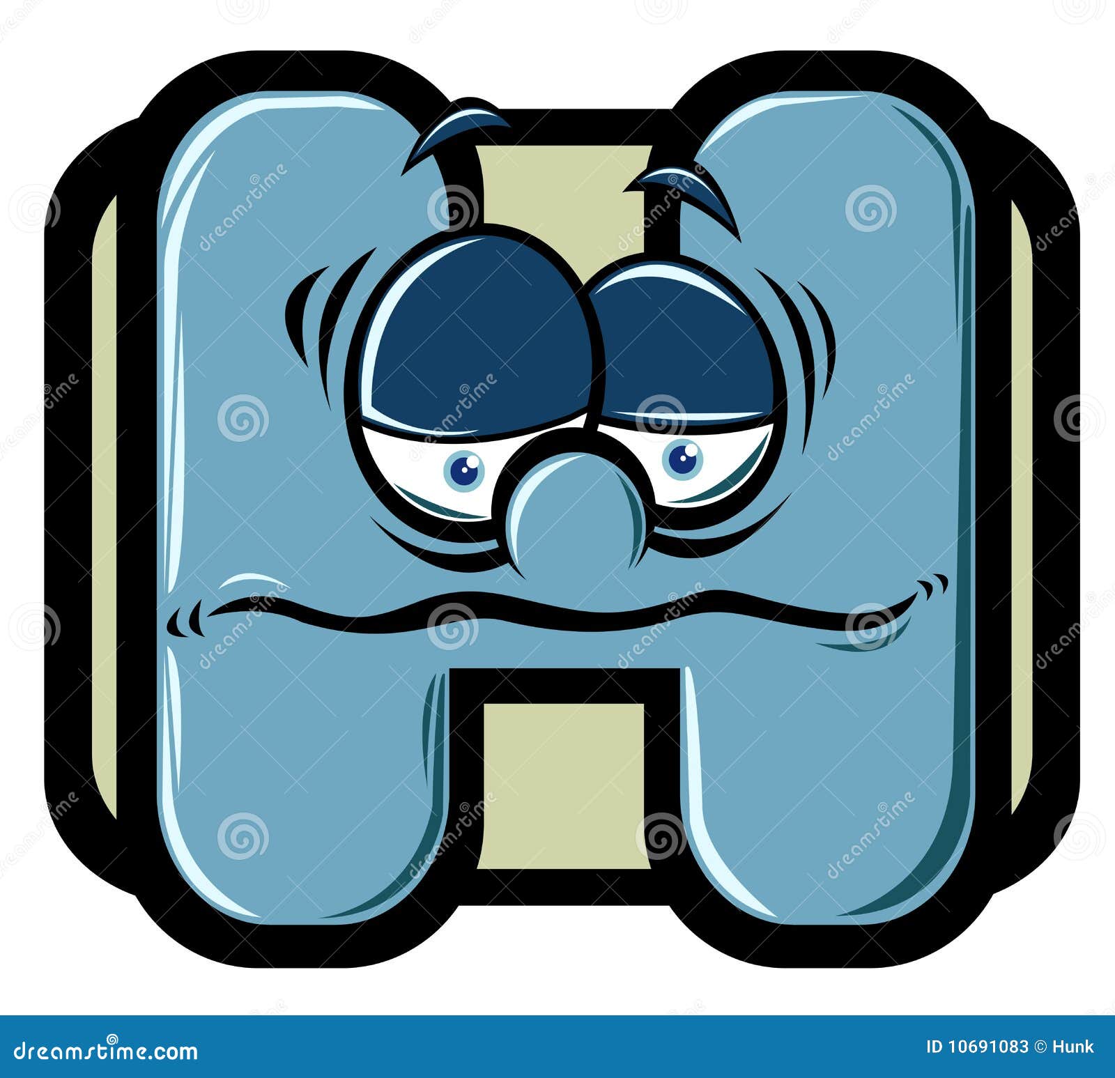 Cartoon Letter U. Creative English Alphabet. ABC Concept. Sign Language ...