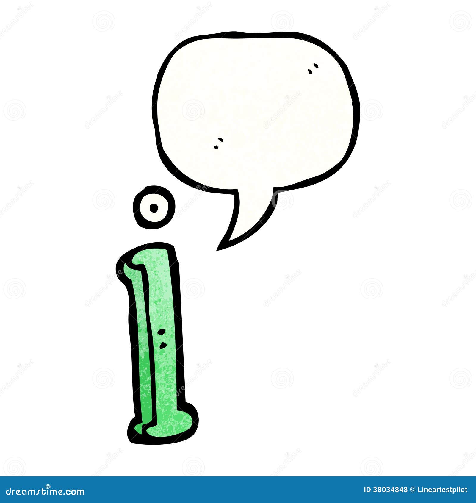 Cartoon letter i stock vector. Illustration of - 38034848