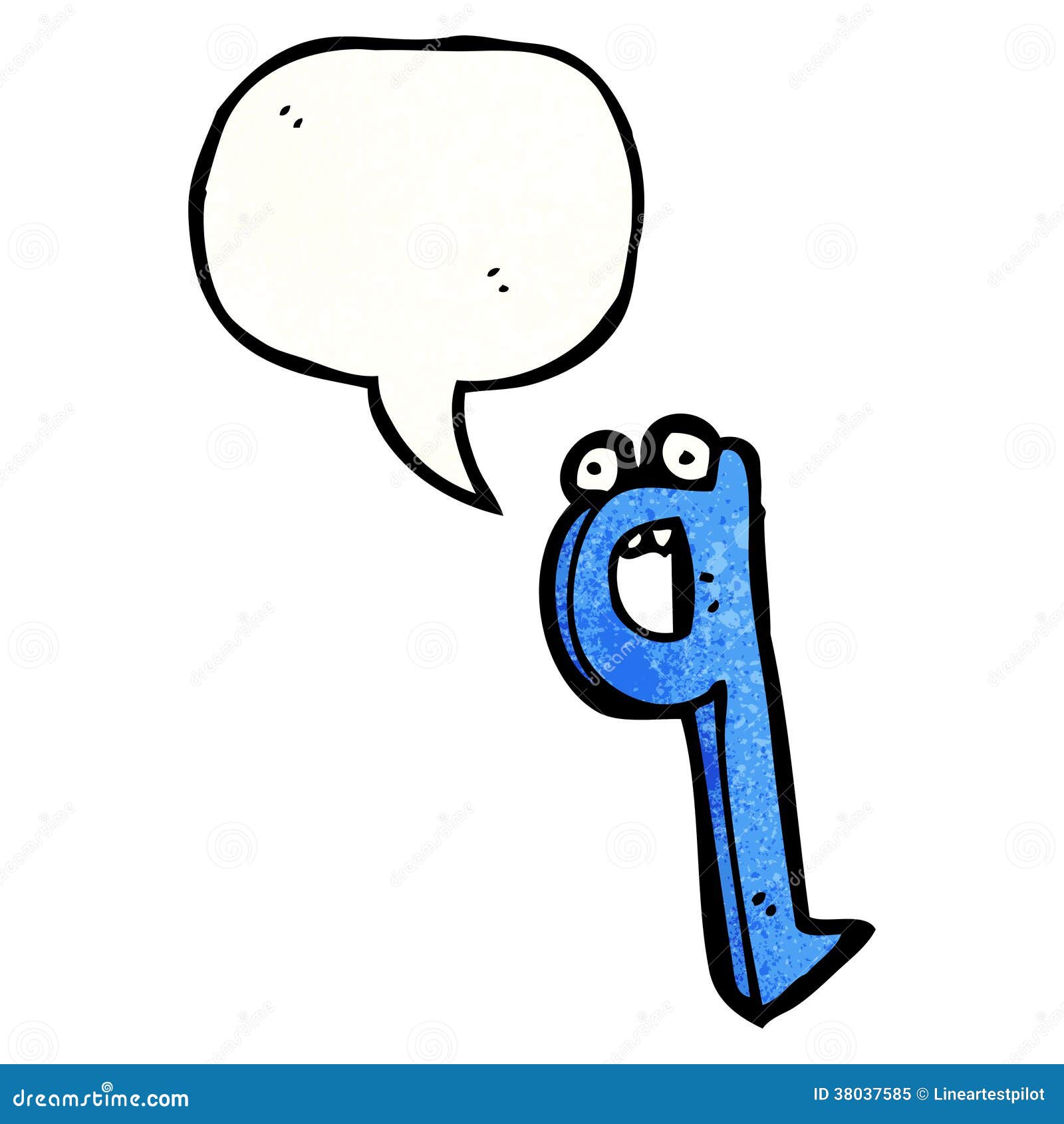 Cartoon letter q stock vector. Illustration of - 38037585