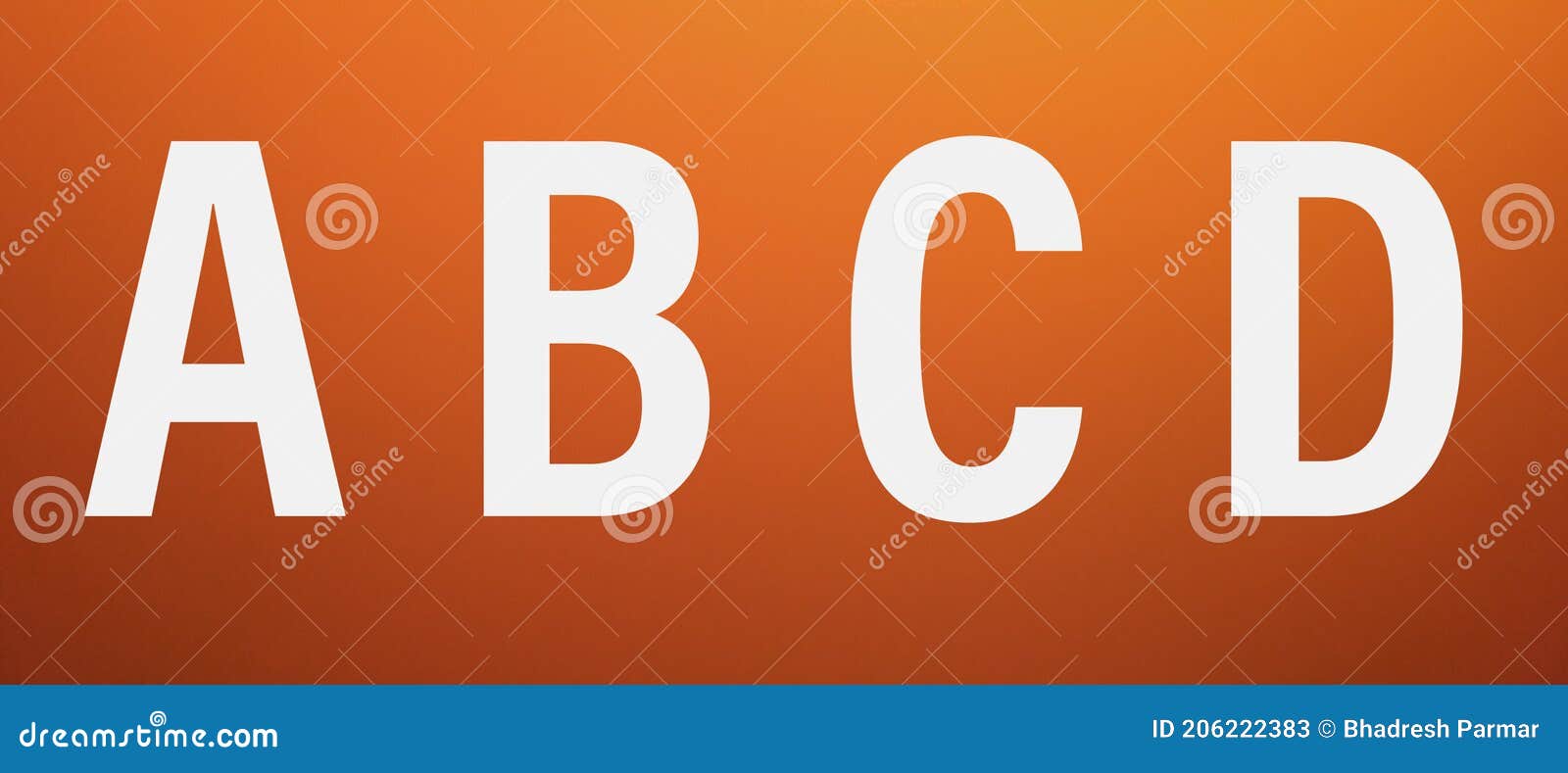 Letters ABCD Ilustration Graphic Stock Illustration - Illustration of ...