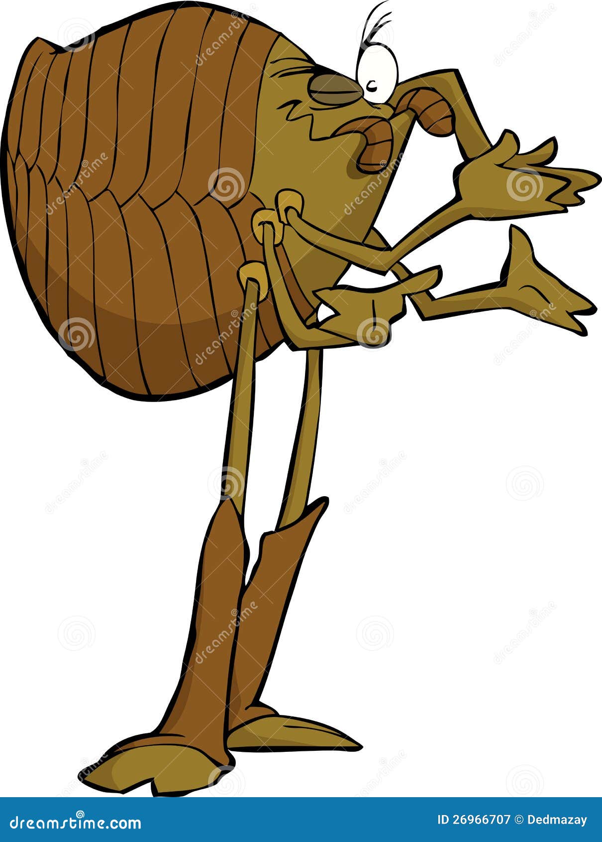 Cartoon lice stock vector. Illustration of animal, insect - 26966707