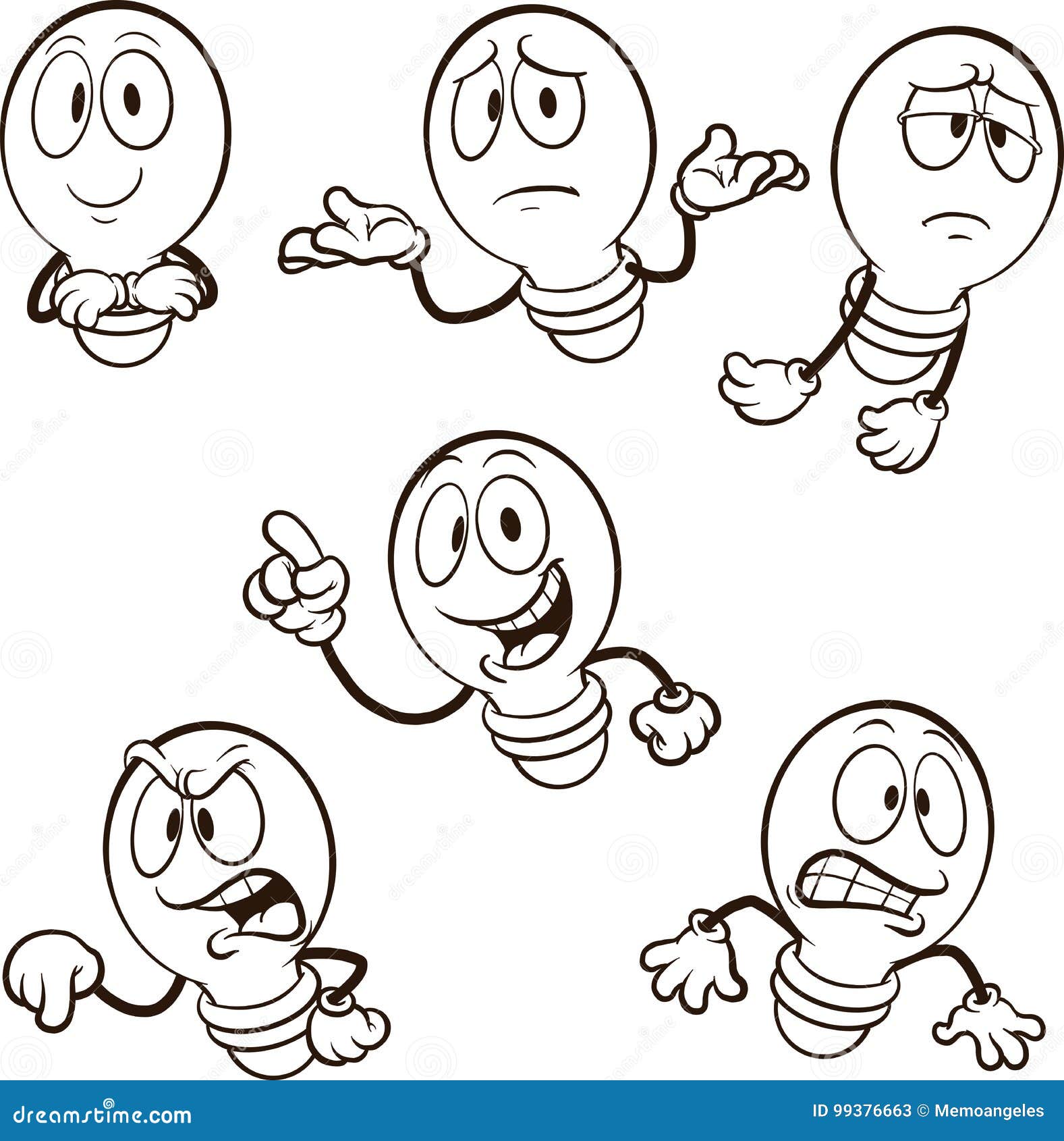 Cartoon Light Bulb Vector Illustration | CartoonDealer.com #17648518