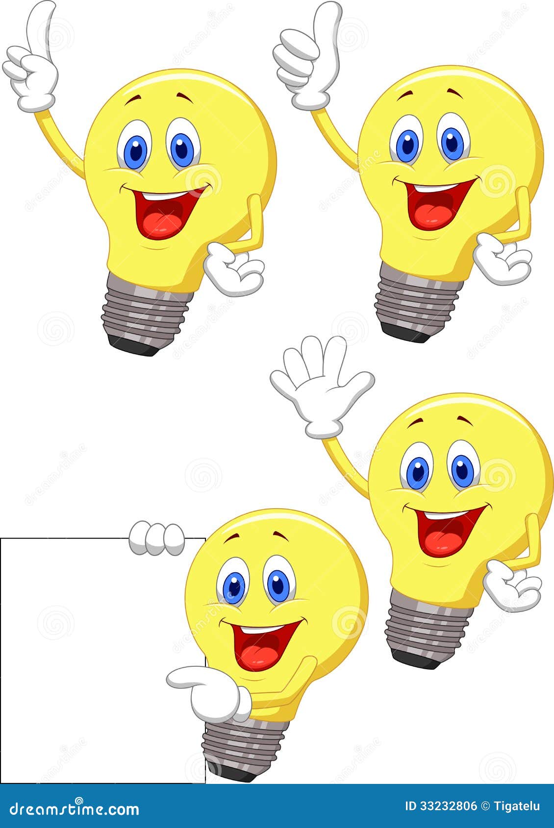 Cartoon Of A Light Bulb Question Mark Vector Illustration ...