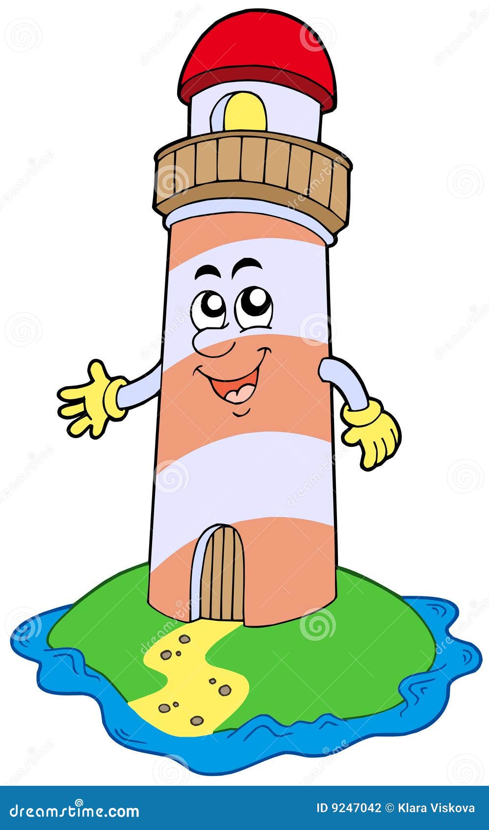 Cartoon Lighthouse | CartoonDealer.com #84732961