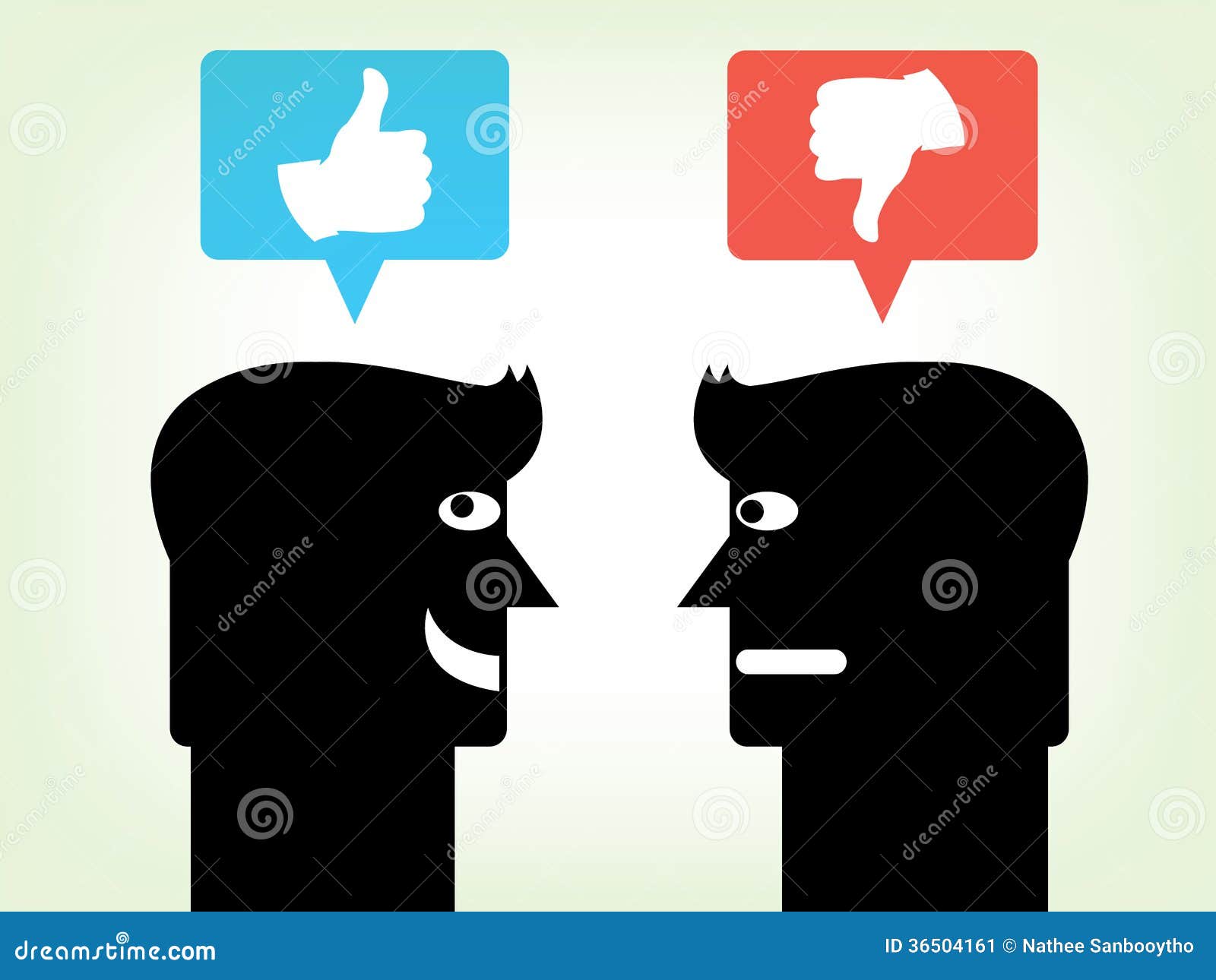 Cartoon Dislike Emoticon Vector Illustration | CartoonDealer.com #78174050