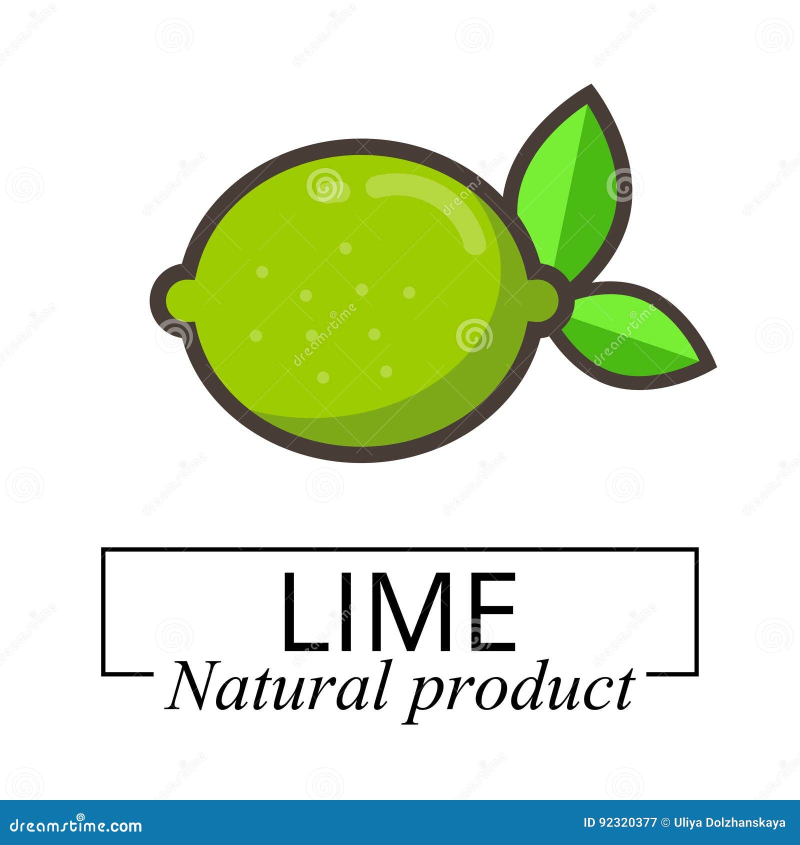 Cartoon lime icon stock illustration. Illustration of sweet - 92320377