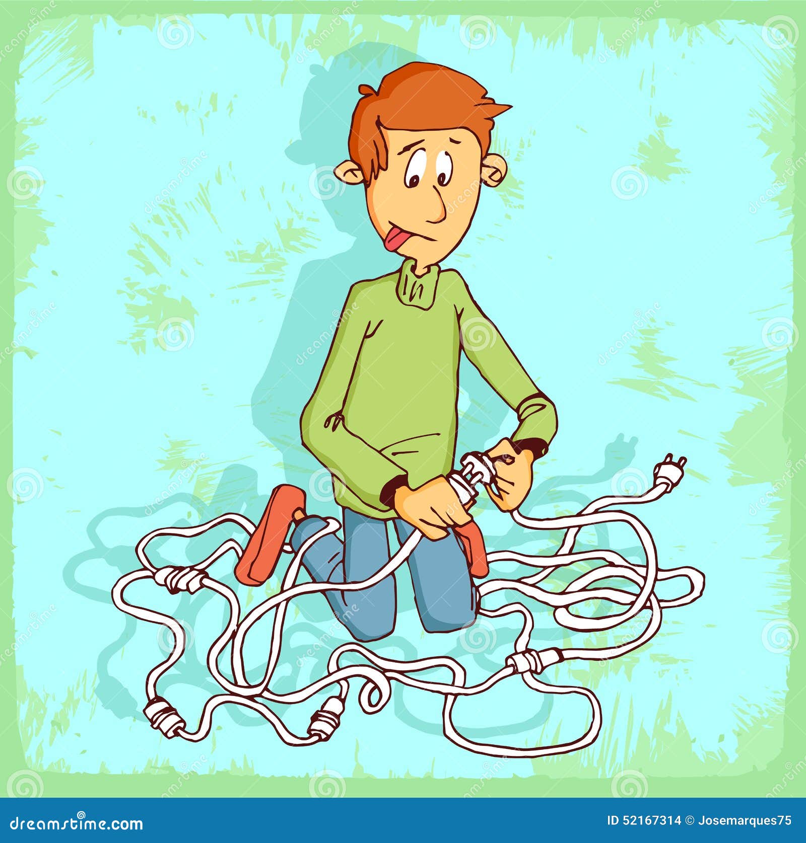 Cartoon Link Illustration , Vector Icon. Stock Vector - Illustration of ...