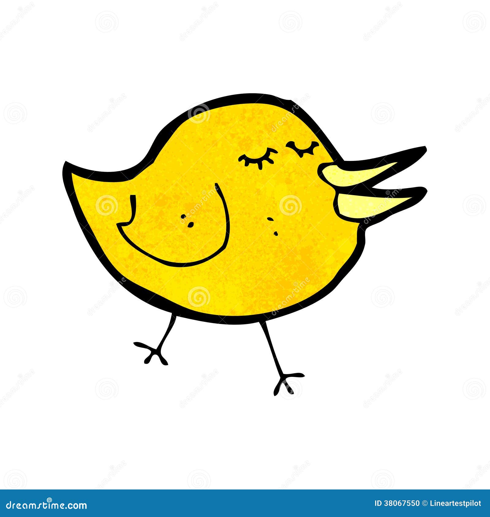 Cartoon little bird stock vector. Illustration of doodle - 38067550