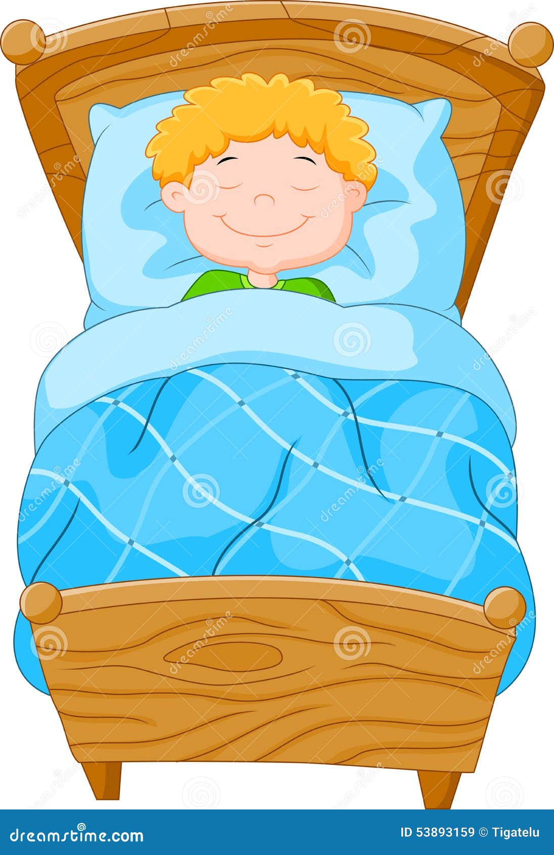 Cartoon Little Boy Fell Asleep Stock Vector - Illustration of ...