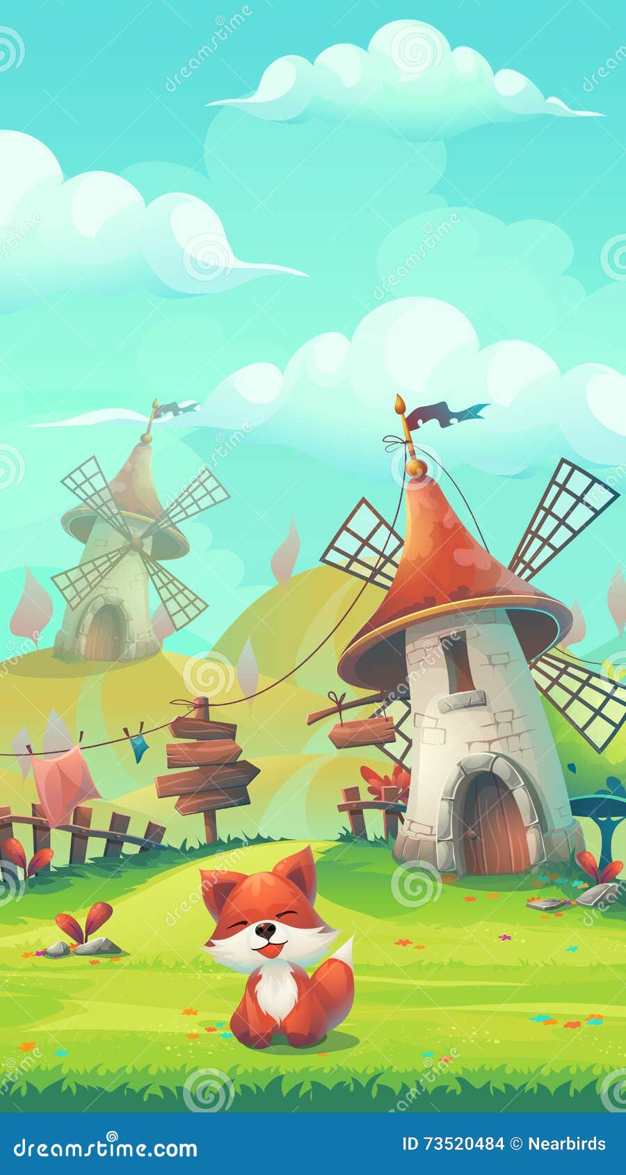 Cartoon Mill Vector Illustration | CartoonDealer.com #15753806