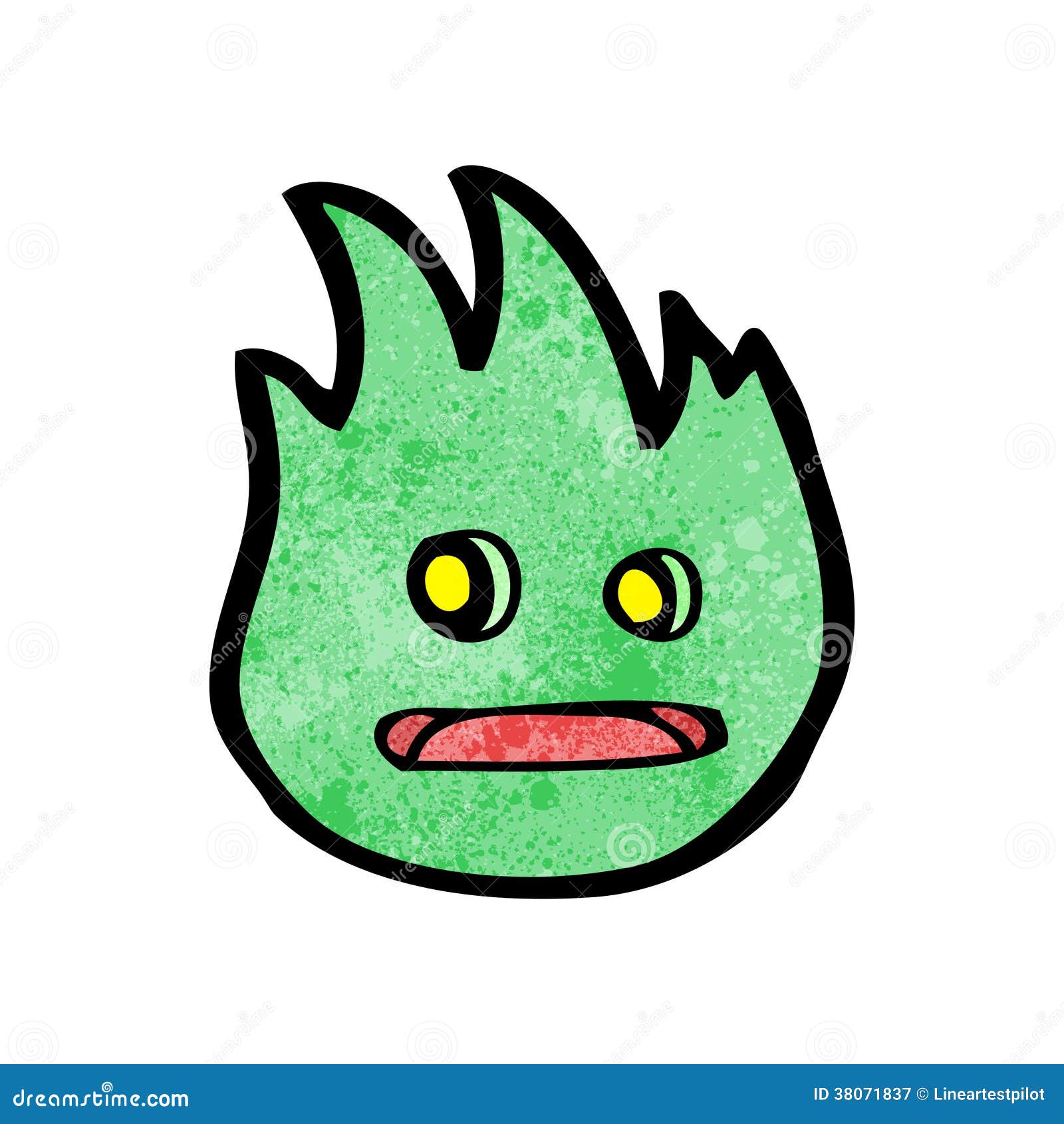 Cartoon Little Furry Creature Stock Vector - Illustration of quirky ...