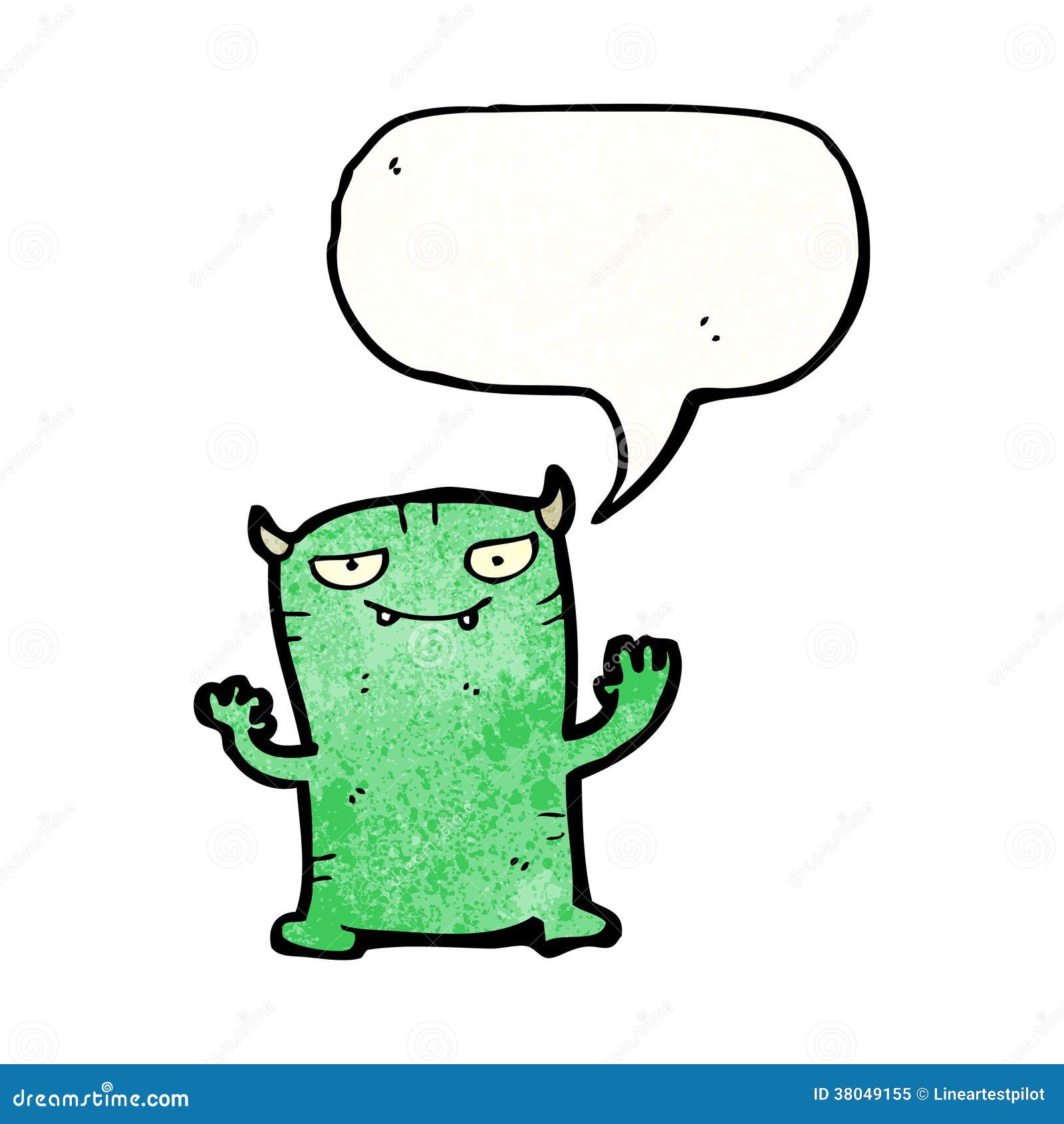 Cartoon little imp stock illustration. Illustration of drawn - 38049155