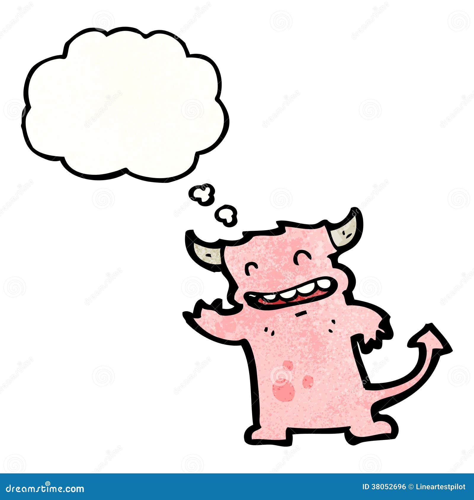 Cartoon little imp stock vector. Illustration of funny - 38052696