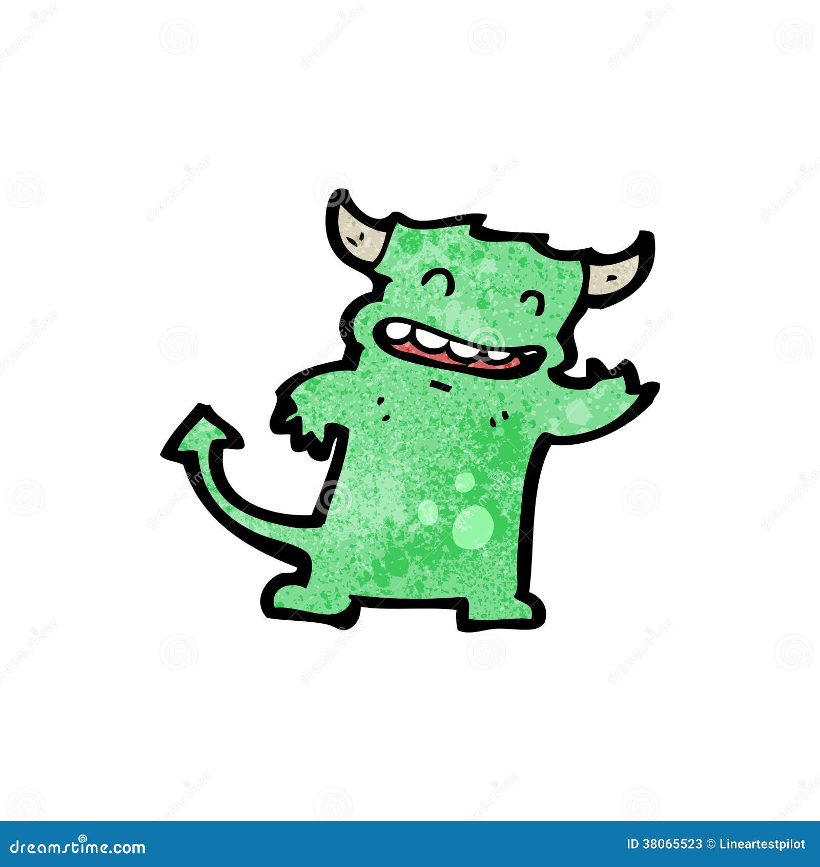 Cartoon little imp stock vector. Illustration of cute - 38065523