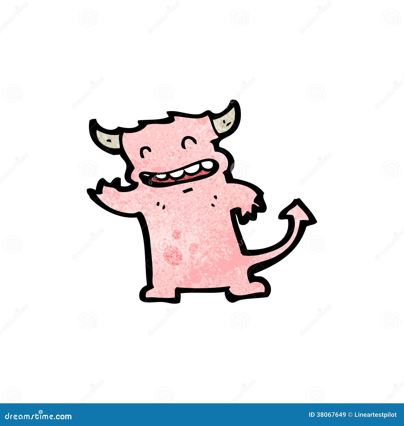 Cartoon little imp stock vector. Illustration of traditional - 38067649