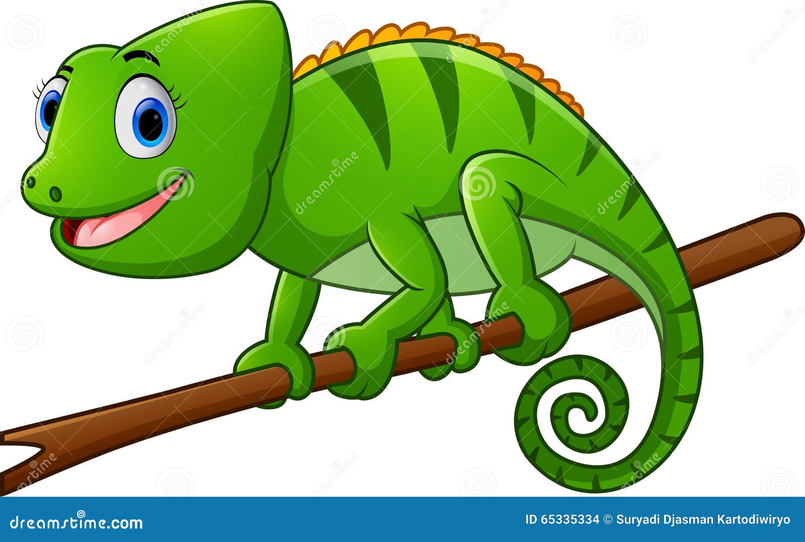Cartoon Character Lizard Cartoon Vector | CartoonDealer.com #21950085