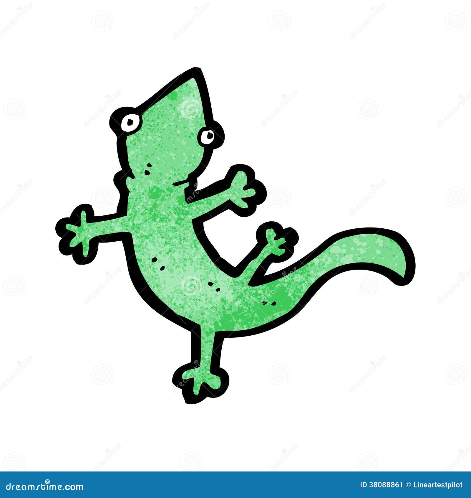 Cartoon Lizard Stock Image - Image: 38088861