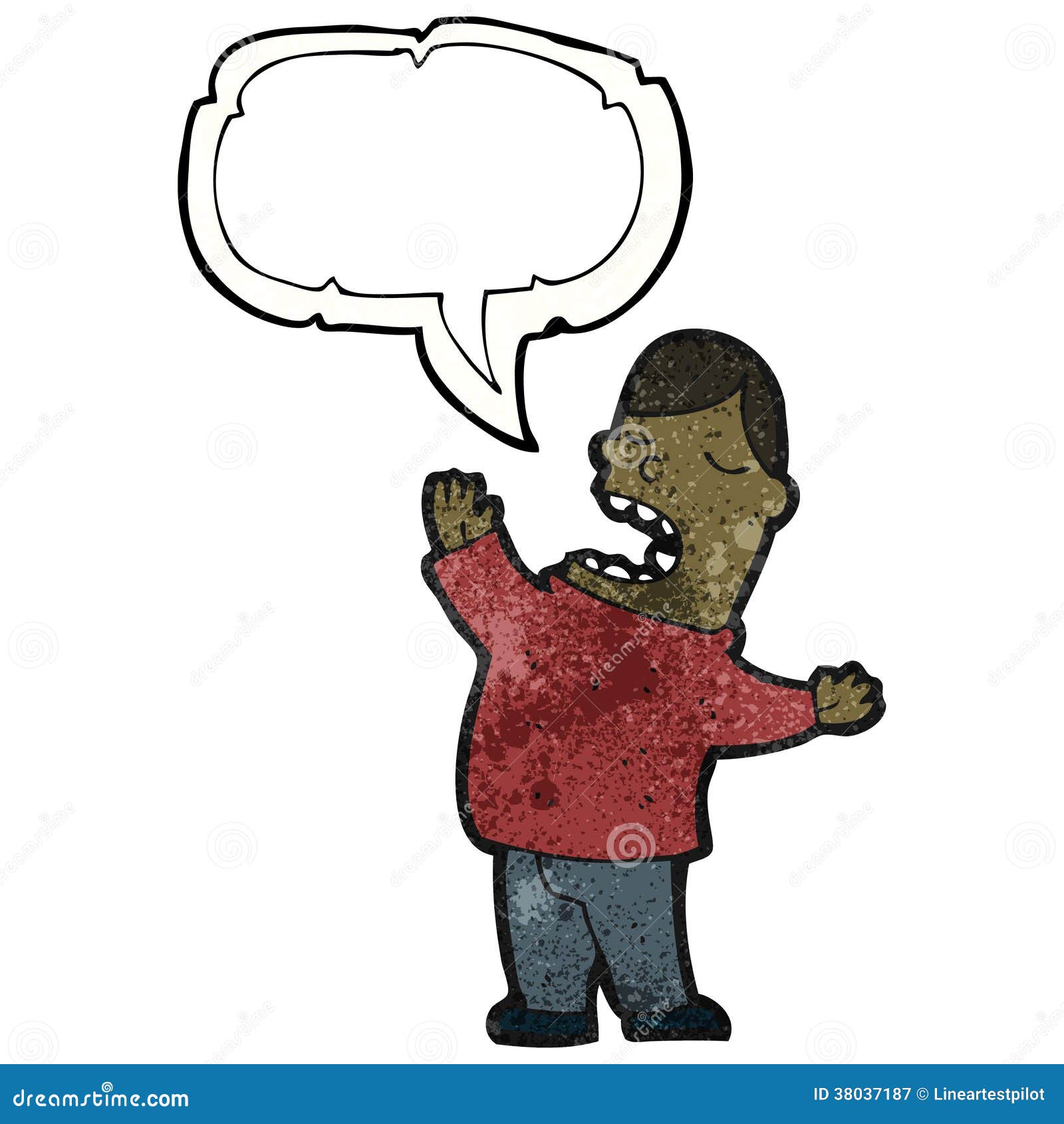 Cartoon Loud Man | CartoonDealer.com #38037187