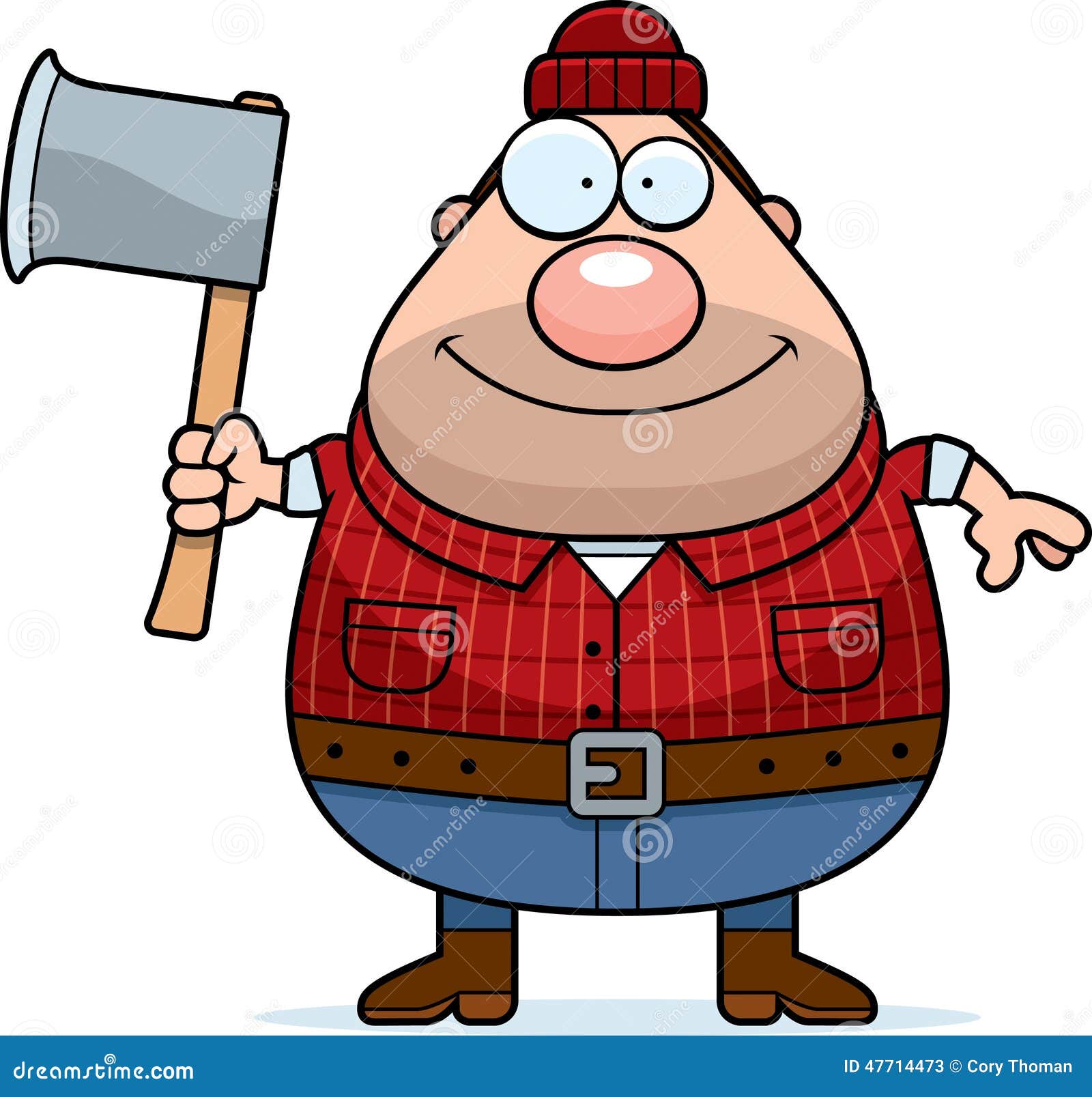 Cartoon Lumberjack Axe stock vector. Illustration of hatchet - 47714473