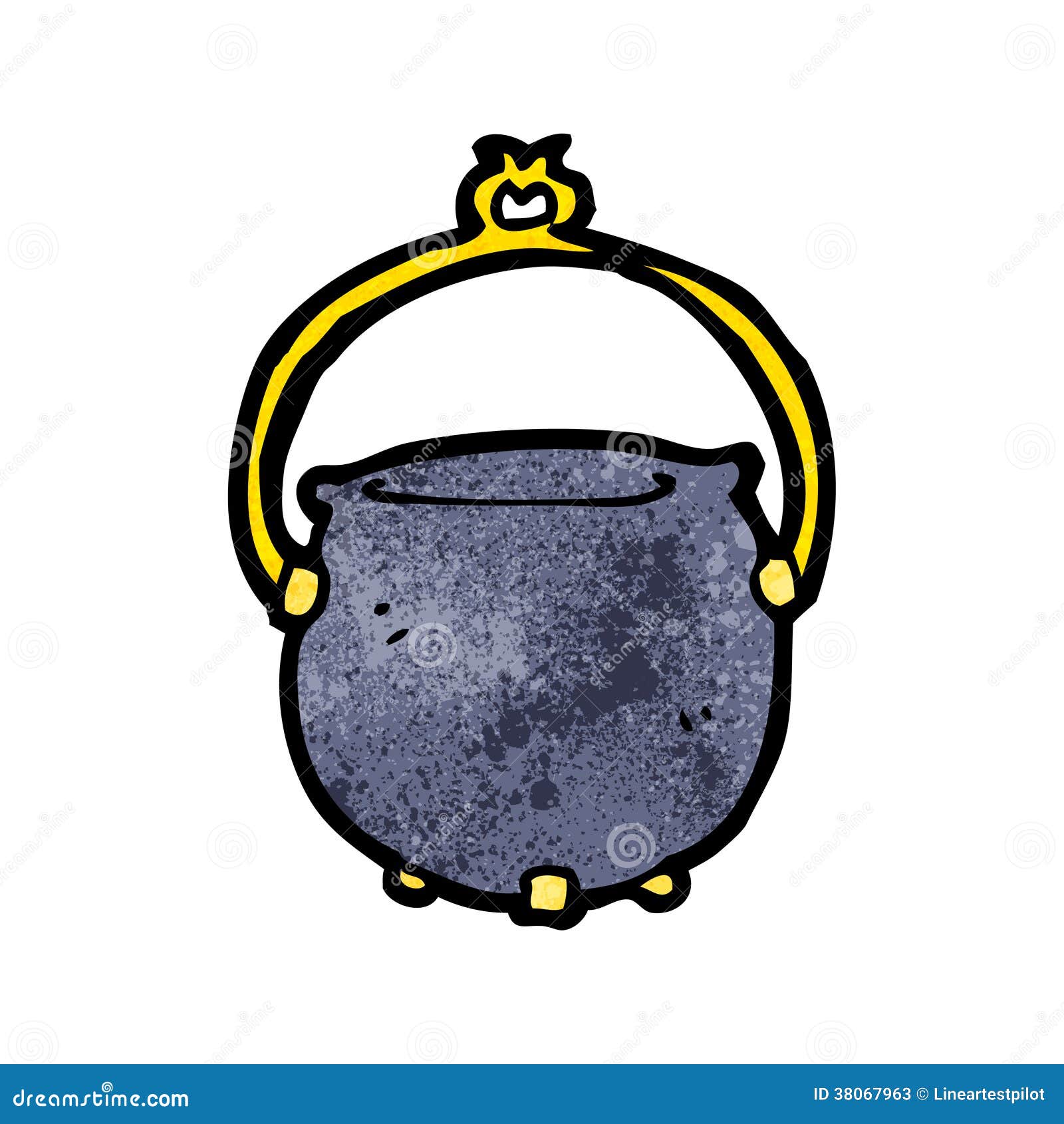 Cartoon magic cauldron stock vector. Illustration of clip - 38067963