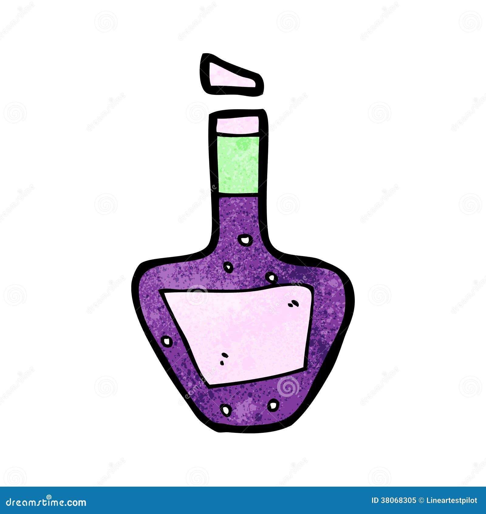 Cartoon magic potion stock vector. Illustration of retro - 38068305