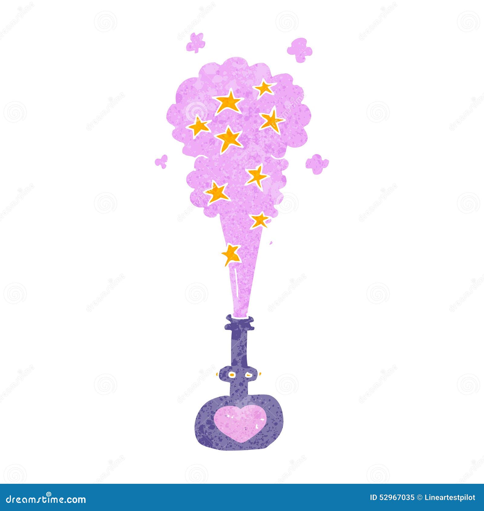 Cartoon magic potion stock illustration. Illustration of drawn - 52967035