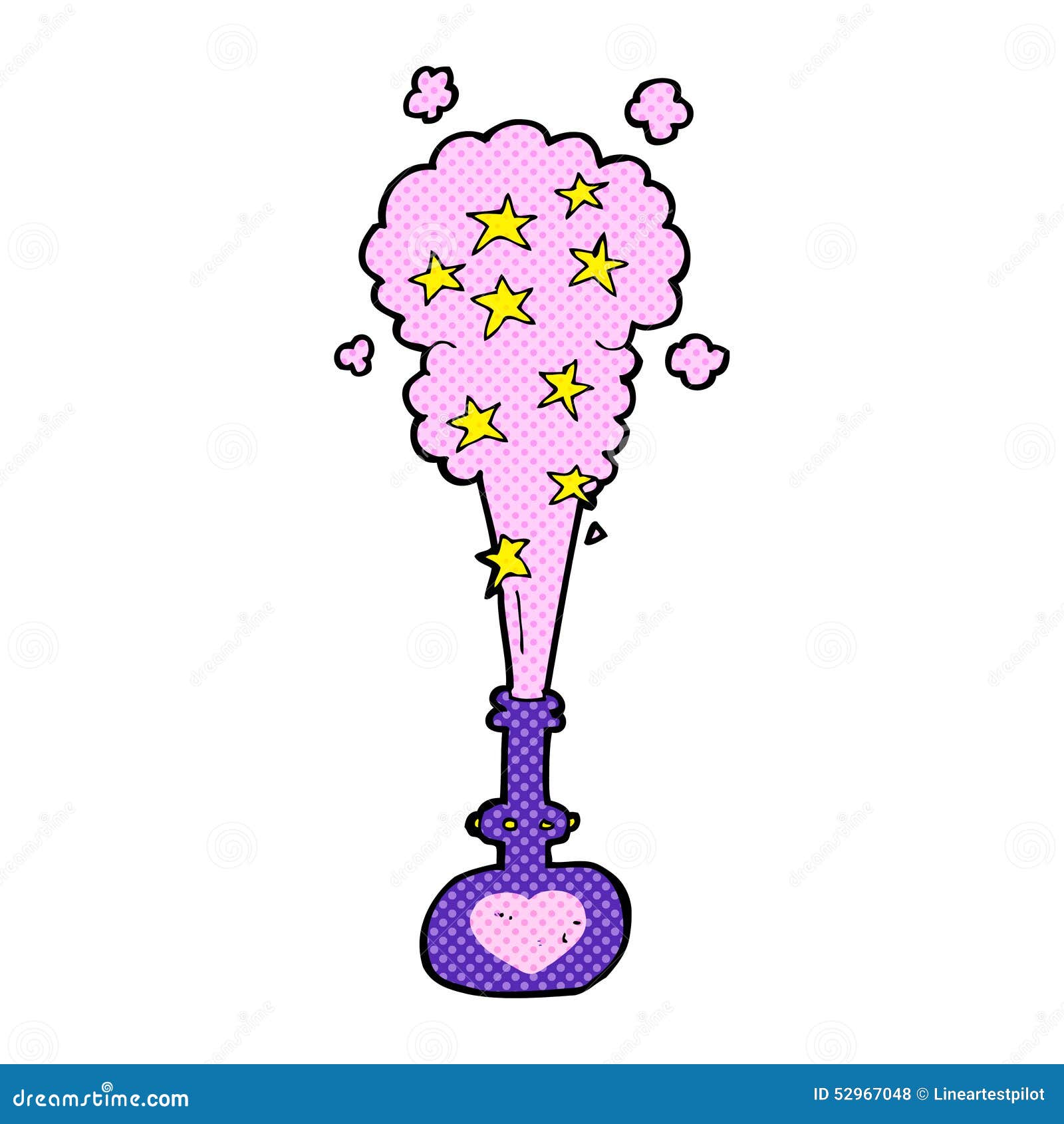 Cartoon magic potion stock illustration. Illustration of doodle - 52967048