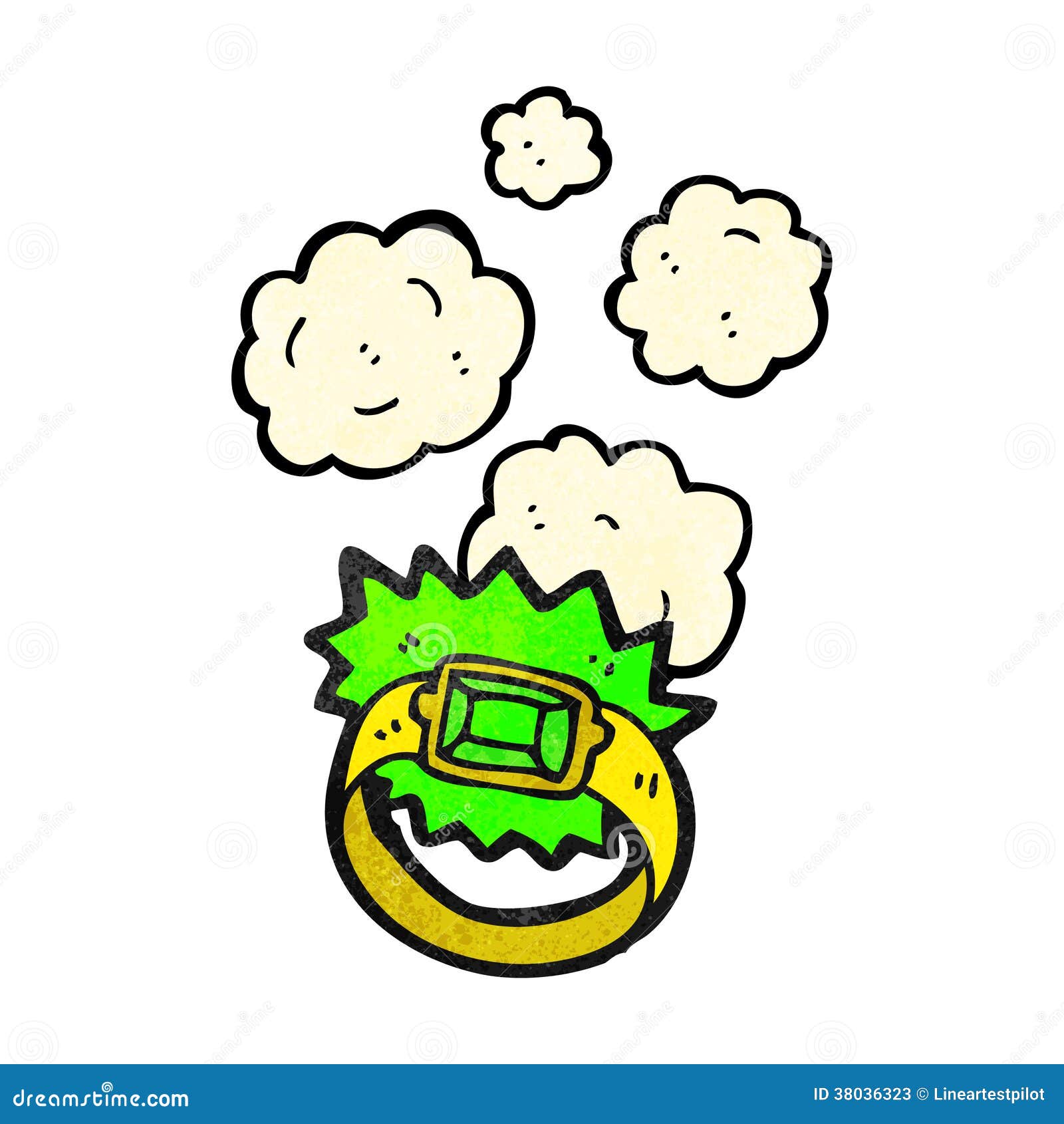 Cartoon magic ring stock vector. Illustration of quirky - 38036323