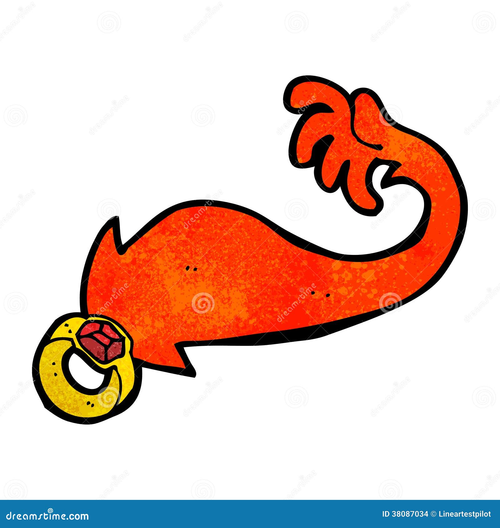 Cartoon magic ring stock vector. Illustration of artwork - 38087034